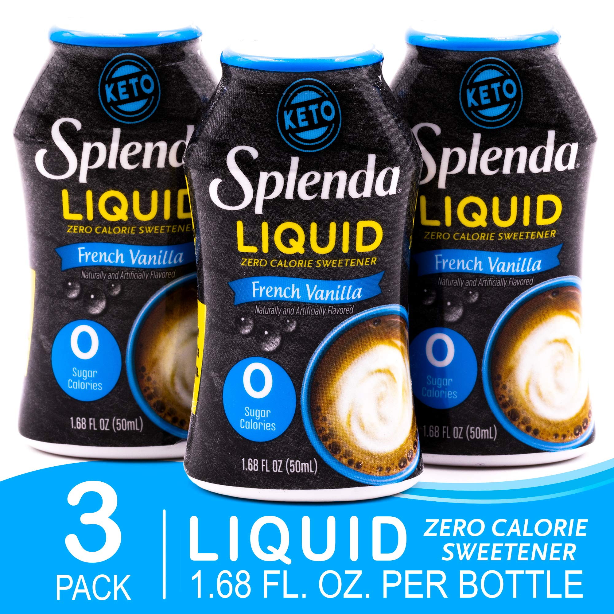 SPLENDA LIQUID Zero Calorie French Vanilla Sweetener drops, 1.68 Ounce ...