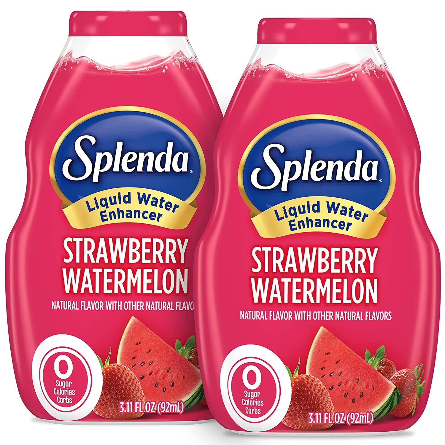 Splenda Liquid Water Enhancer Drops, Strawberry Watermelon Flavor, 3.11 ...