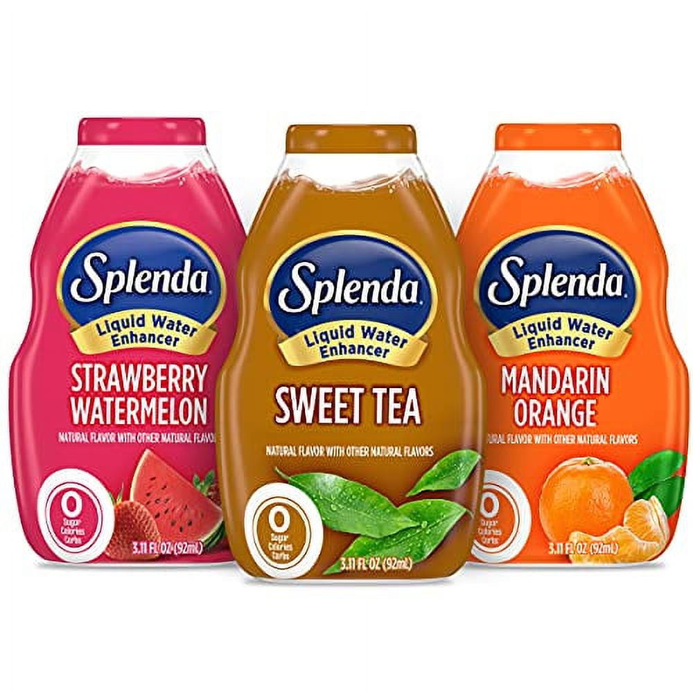 Splenda Sugar-Free Sweetener, Zero Calorie, Natural Flavor Water ...