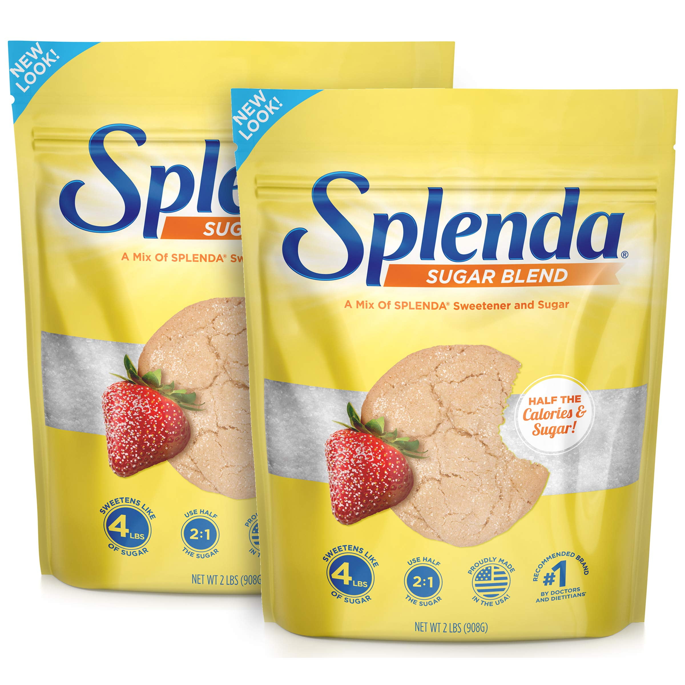 SPLENDA Low Calorie Sweetener DEF29 for Baking Resealable Bag, Sugar ...