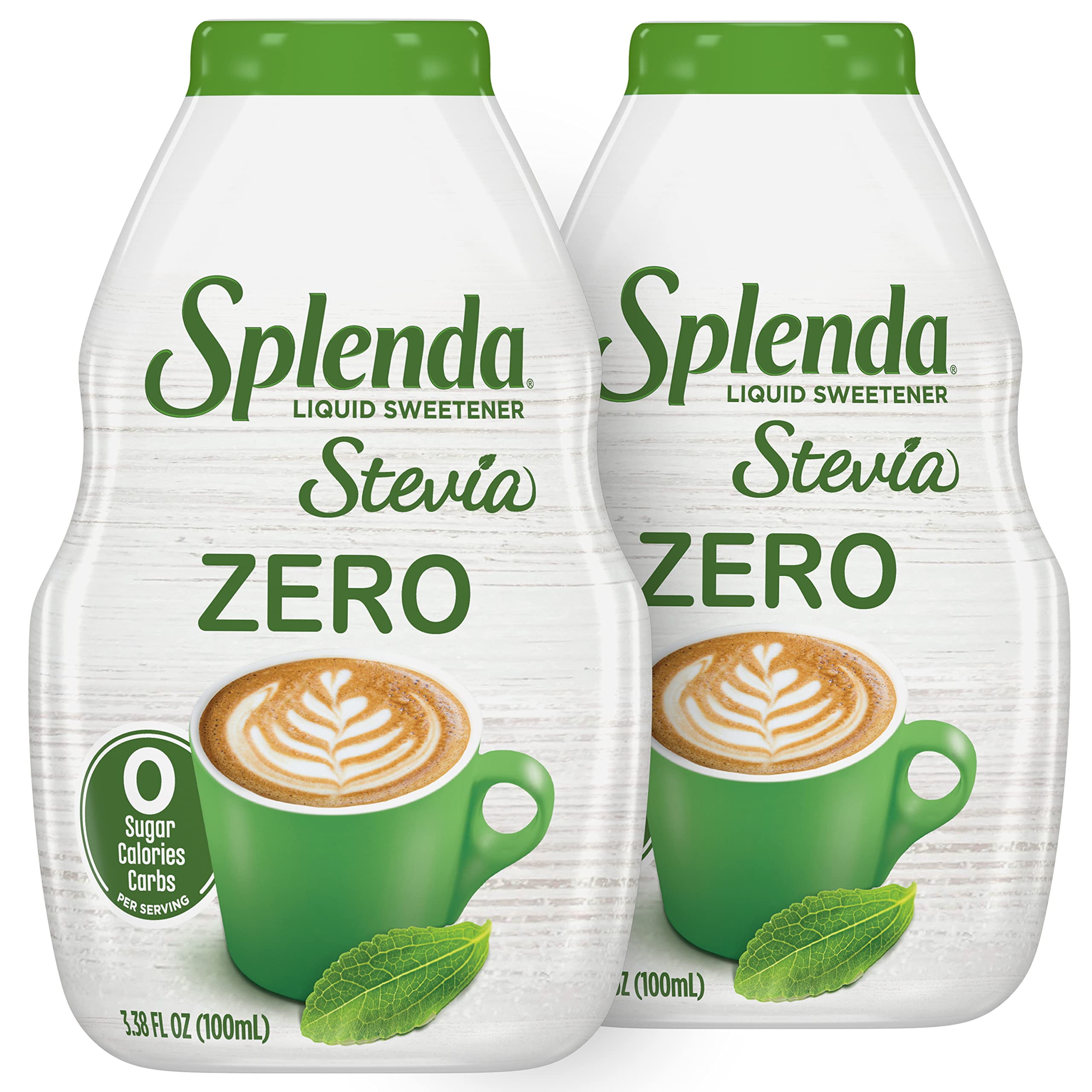 SPLENDA Stevia Liquid Zero Calorie Sweetener Drops, 3.38 Fl Oz Bottle ...