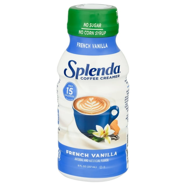 SPLENDA Sugar Free, Low Calorie French Vanilla Coffee Creamer, 8 Fl ...