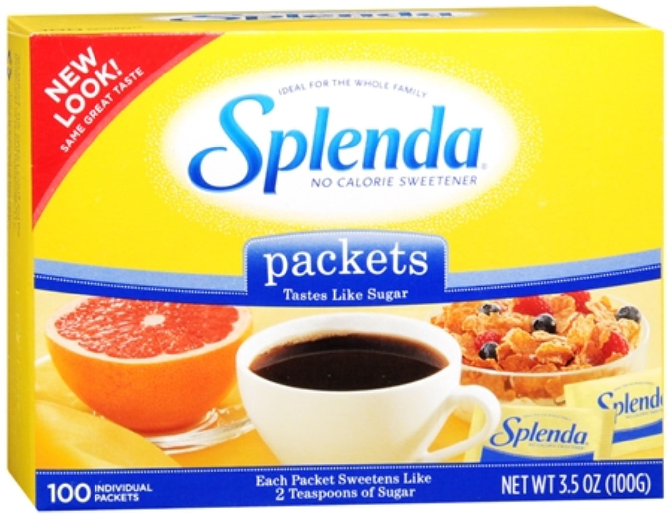 SPLENDA Sweetener Packets 100 Each (Pack of 6) - Walmart.com