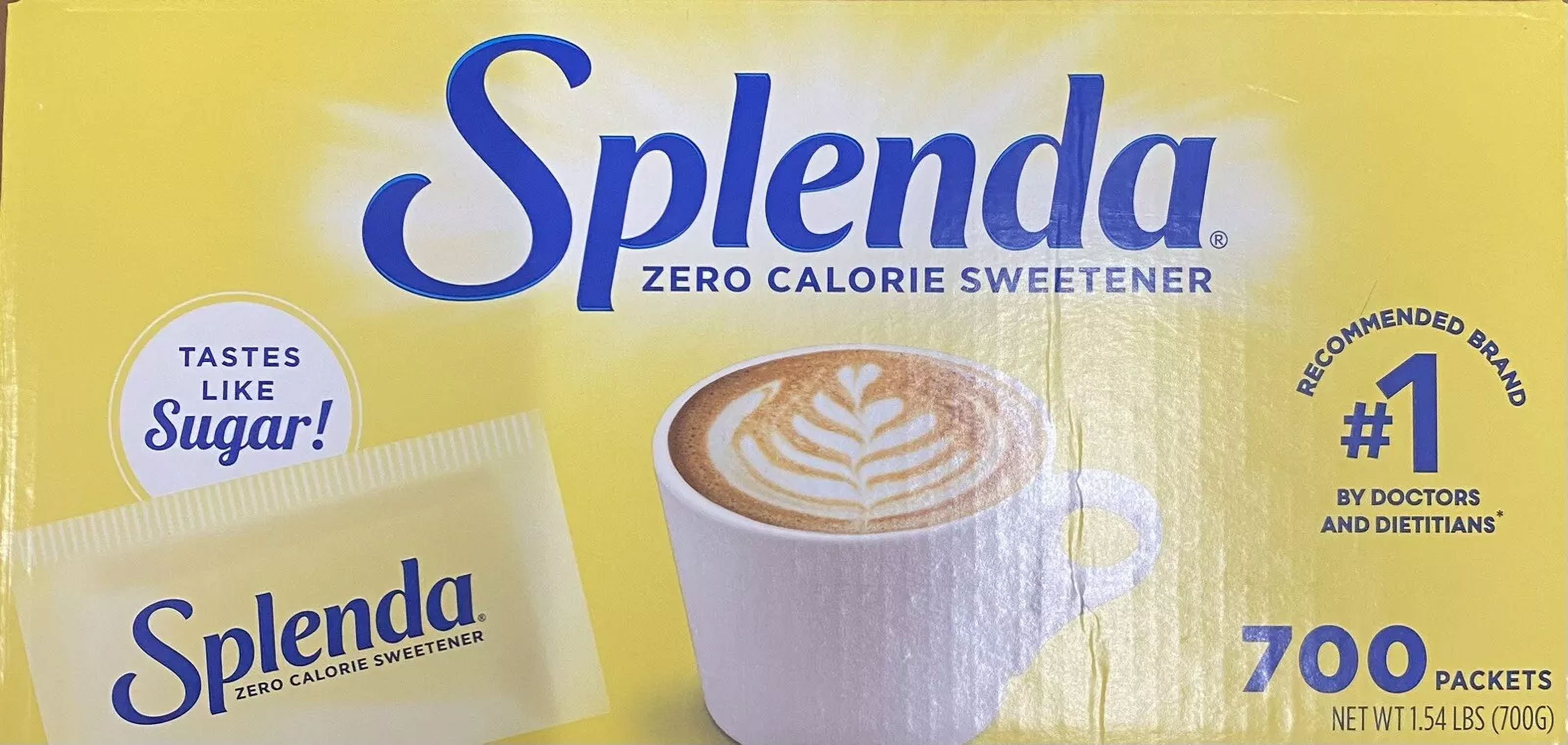 SPLENDA Zero Calorie Sweetener 700 Count Packets 24.7 oz Box - Walmart.com