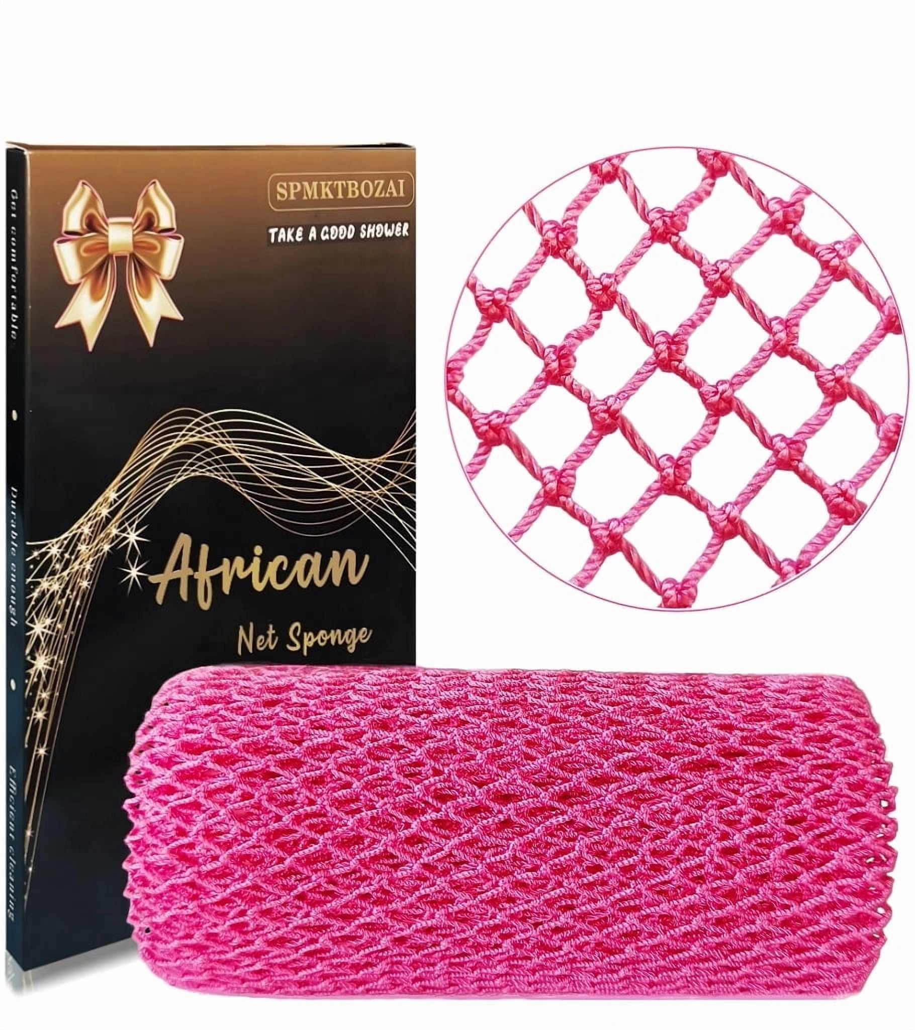 SPMKTBOZAI African Net Sponge Authentic, African Exfoliating Sponge ...
