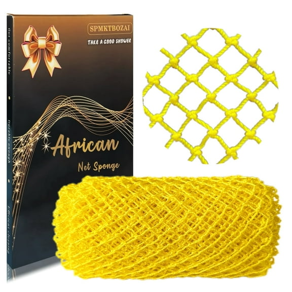 YOUMAI 80 X 30 Cm African Net Sponge African Net Exfoliating Sponge ...