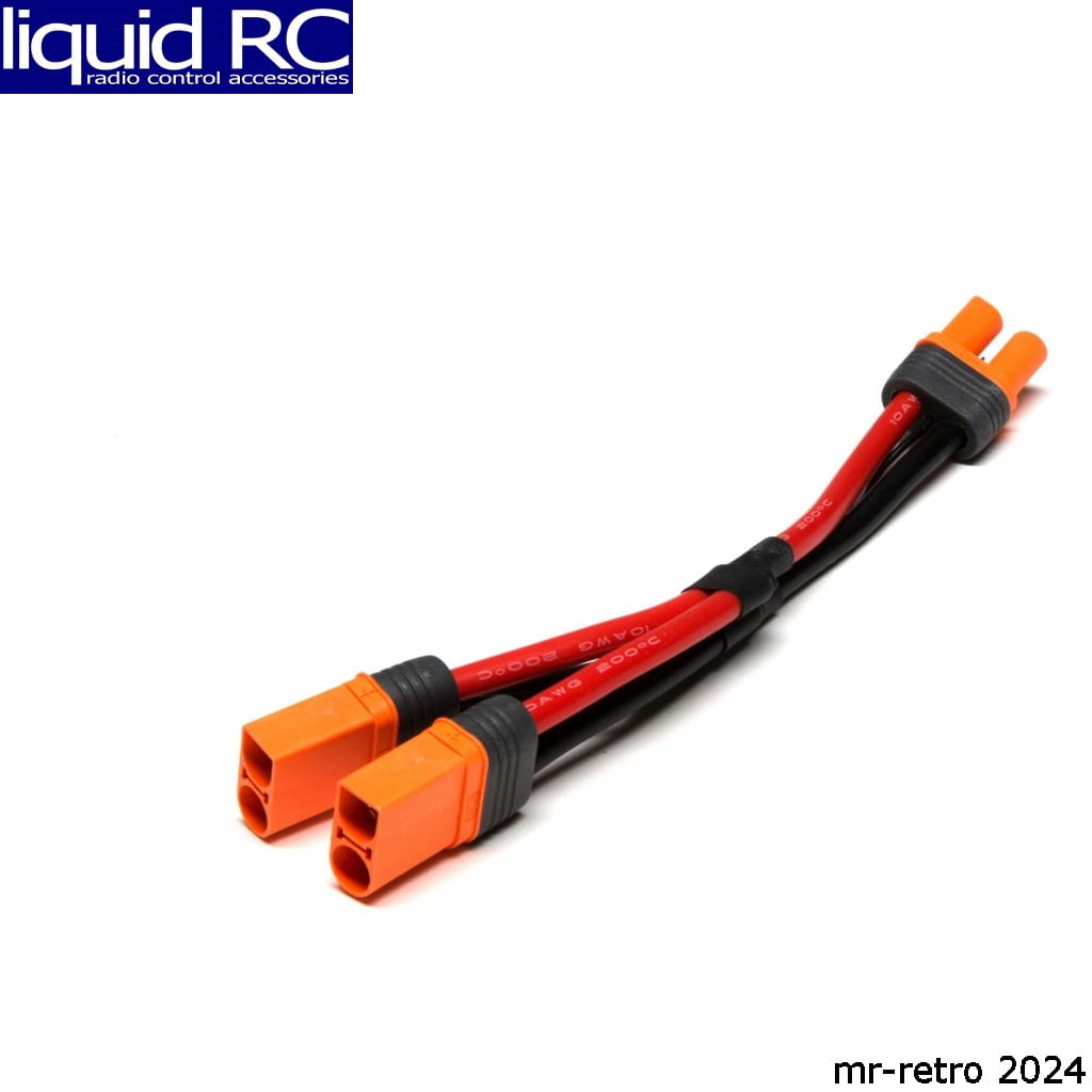 Spektrum Accessories Adapter IC5 Battery/Parallel Y-Harness 6" 10AWG ...
