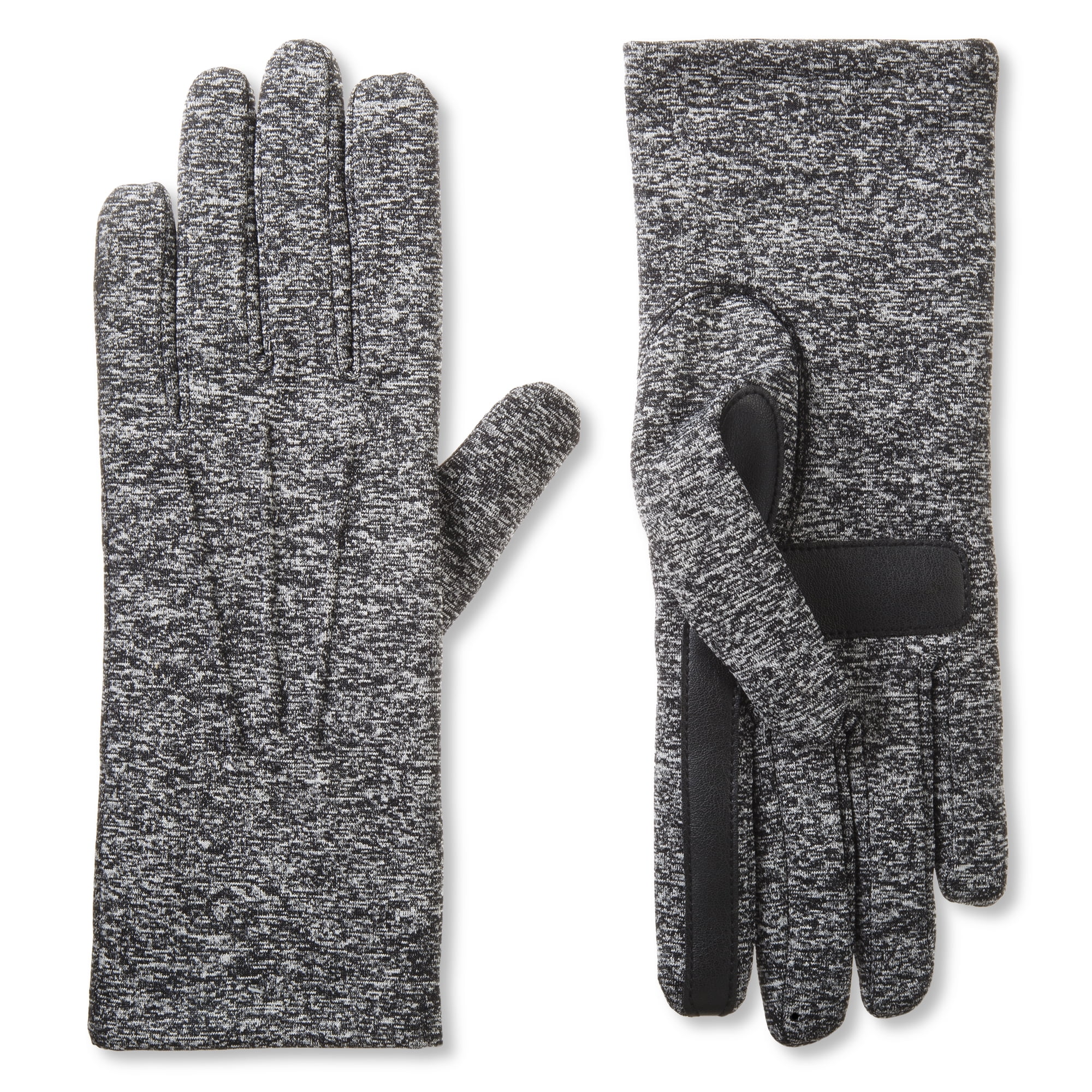 Isotoner Women's Basic Spandex Gloves, L/XL, Black Heather - Walmart.com