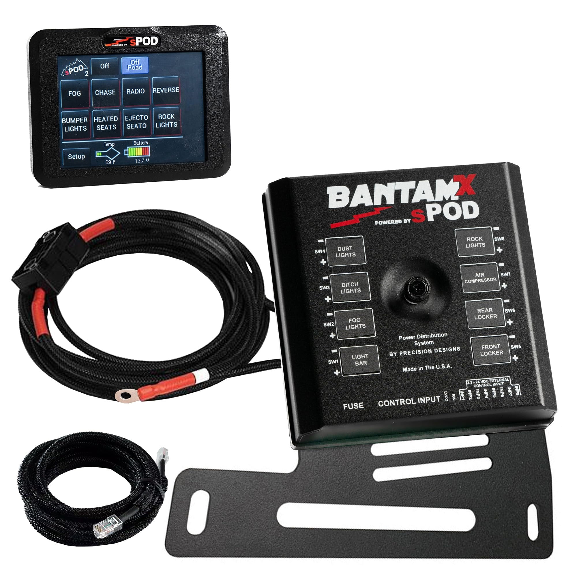 SPOD BantamX 8 Relay Power Control System with Touch Screen Controller ...