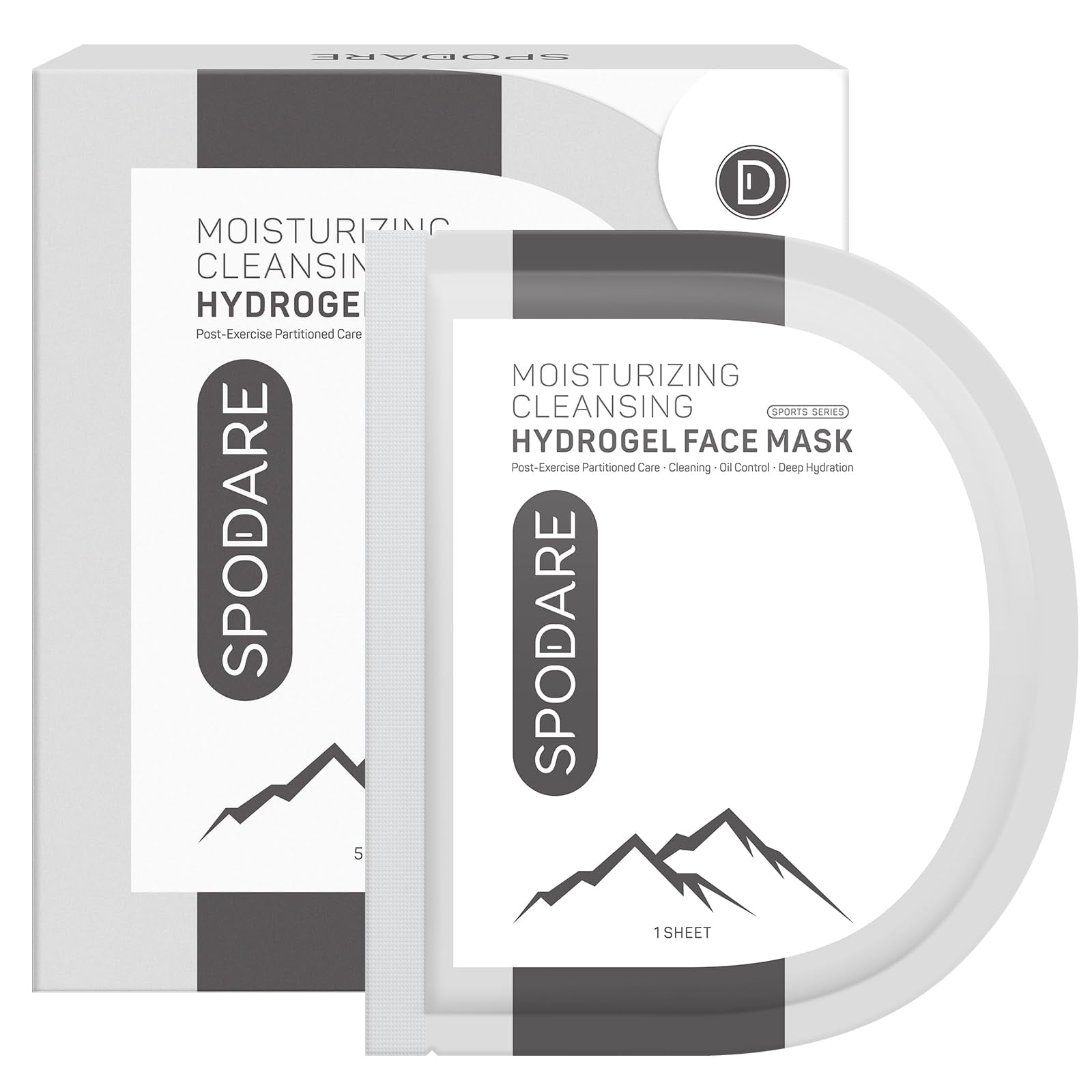 SPODARE SPORTS MASK - BCA3 Partitioned Care Hydrogel Face Mask ...
