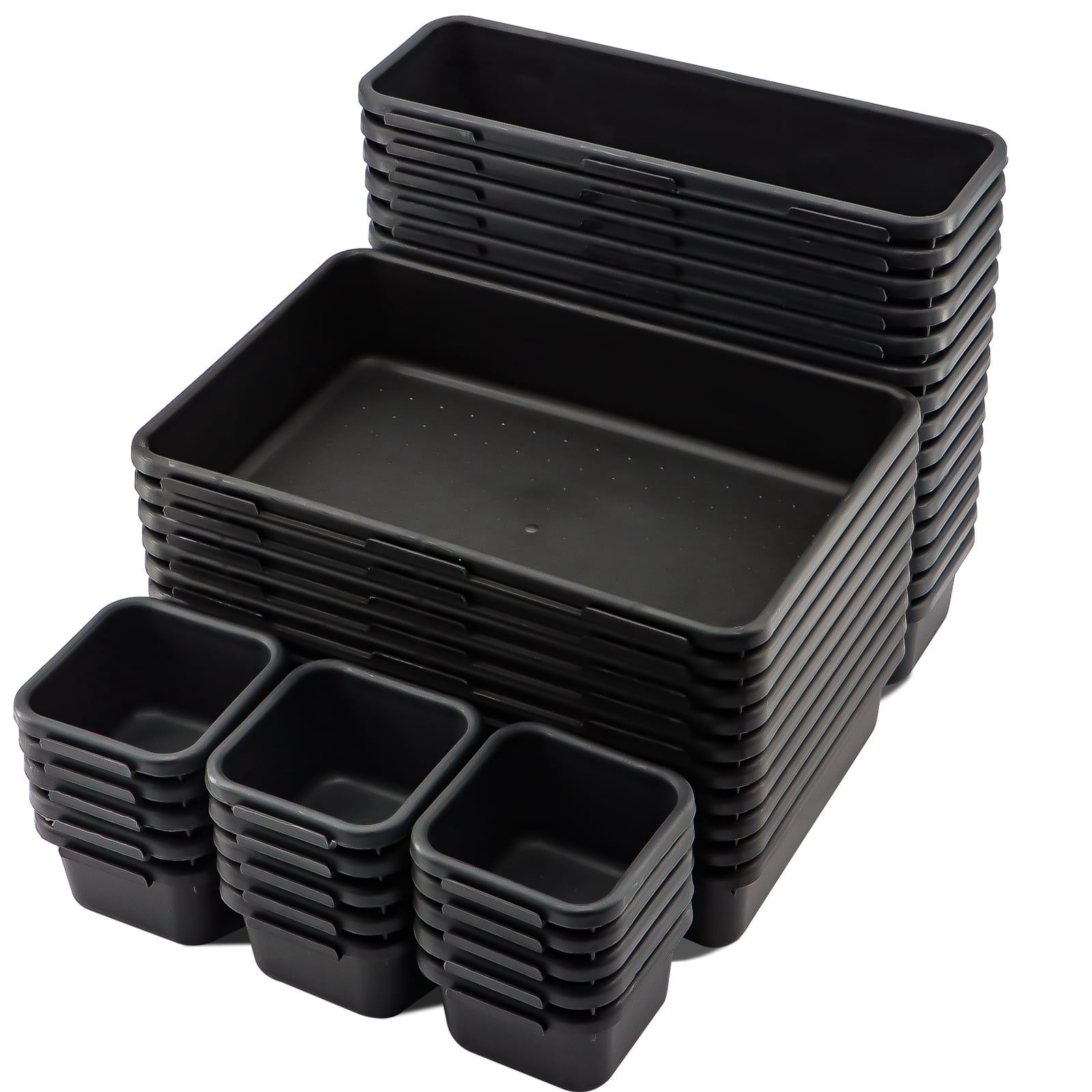 SPOKKI 40Pcs Tool Box Organizer Tray Divider, 3 Sizes Customizable ...