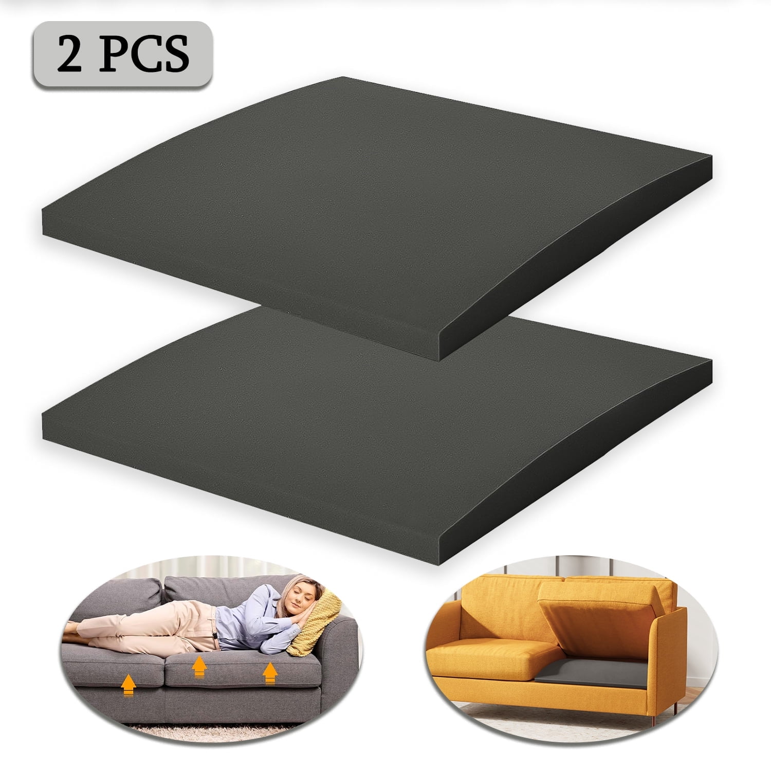 SPOKKI Couch Supports For Sagging Cushions, 2-Pack 20" x 20" Anti Sag ...