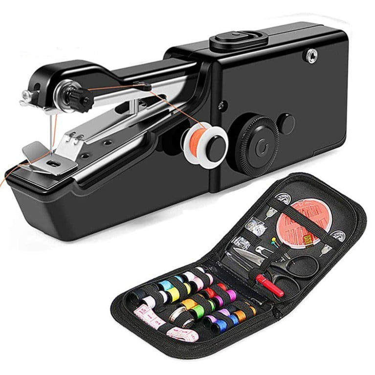 SPOKKI Handheld Sewing Machine with 25 Pcs Sewing Kit, Mini Portable ...