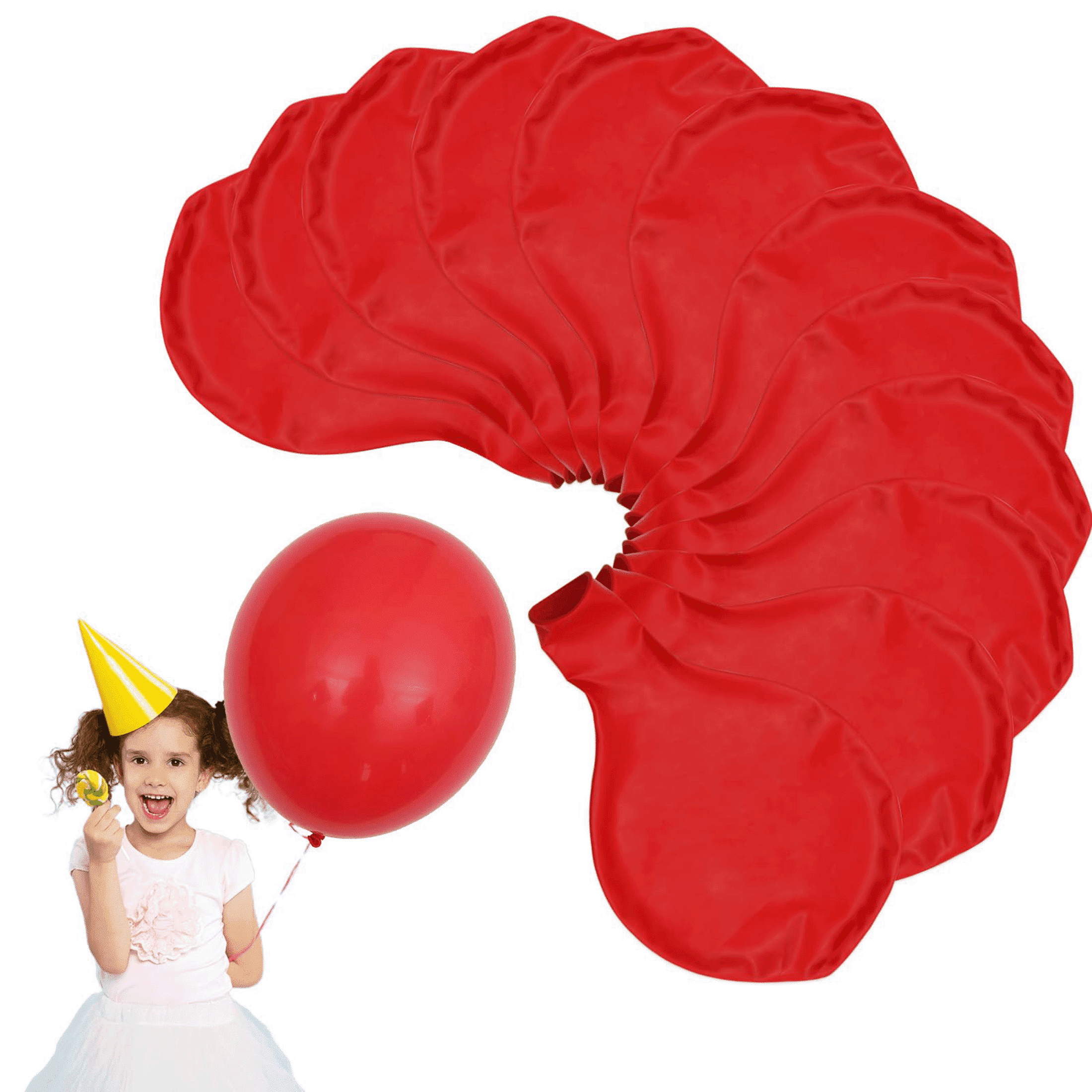 SPOKKI Pack of 12 Large Balloons, 36 Inches/90 cm Giant Balloons XXL ...