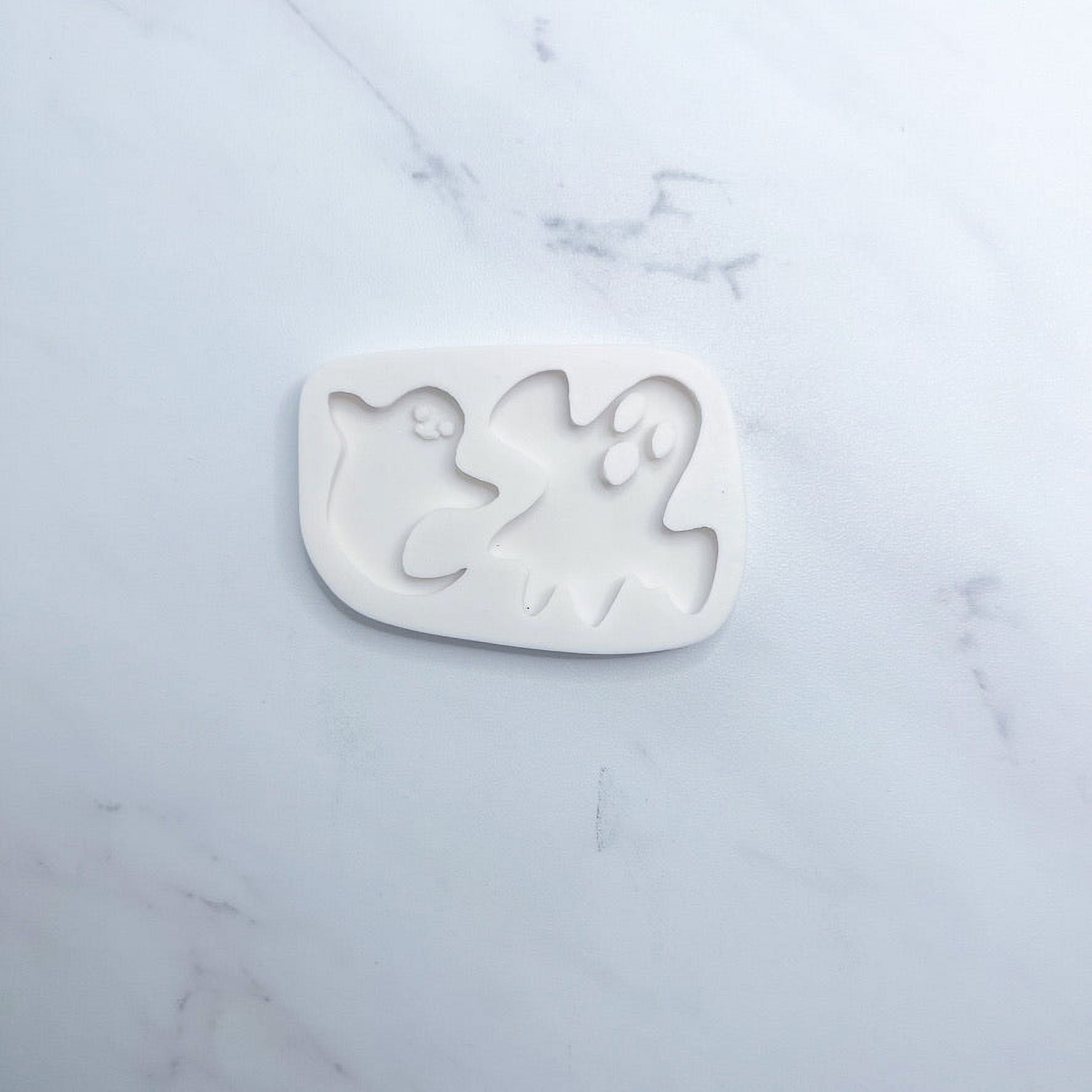 SPOOKY & HAPPY GHOST BAKING MOLD FOR CUPCAKES, CAKEPOPS, CHOCOLATE ...