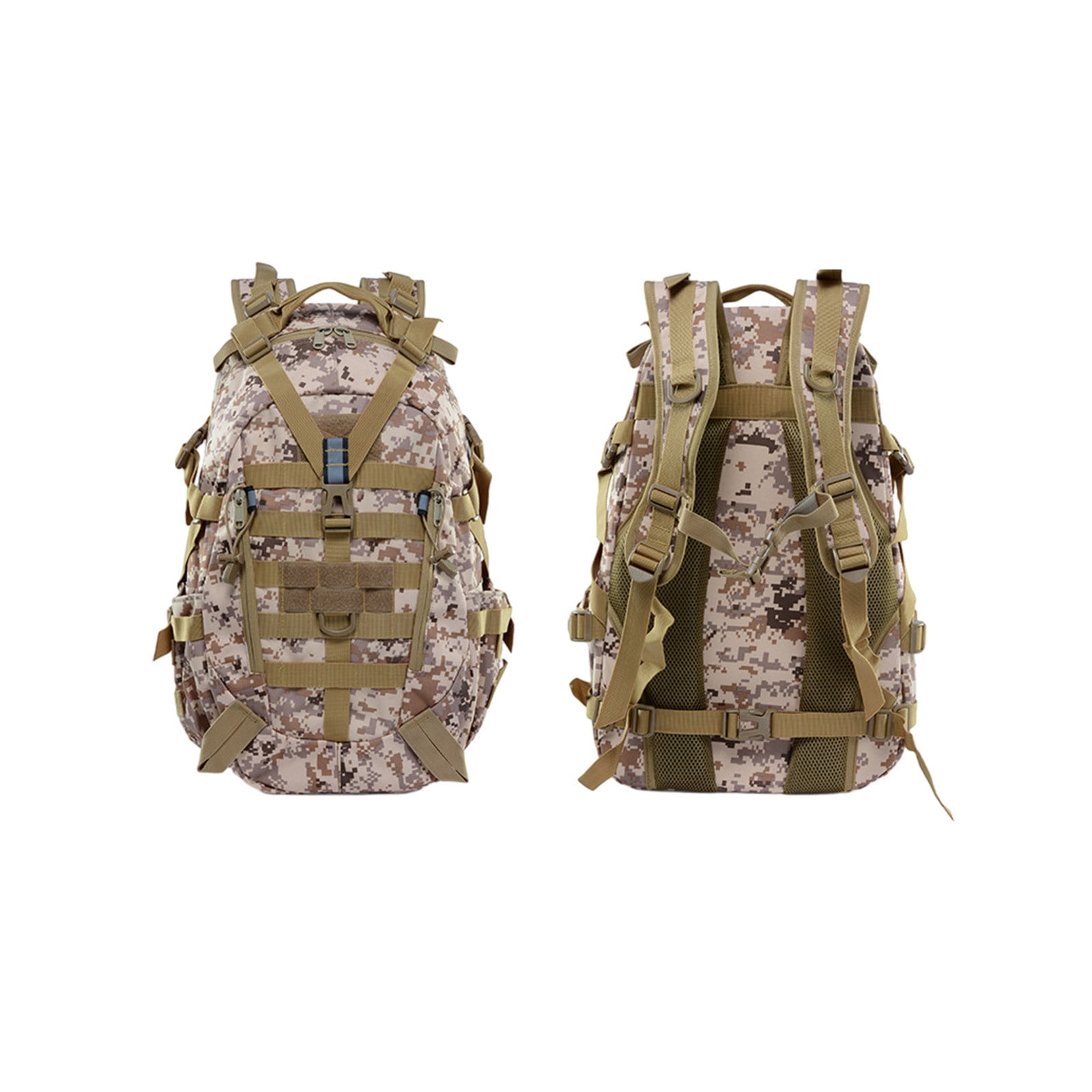 SPOORYOO Camouflage Multi High Capacity Functional Backpack Pack,Double ...