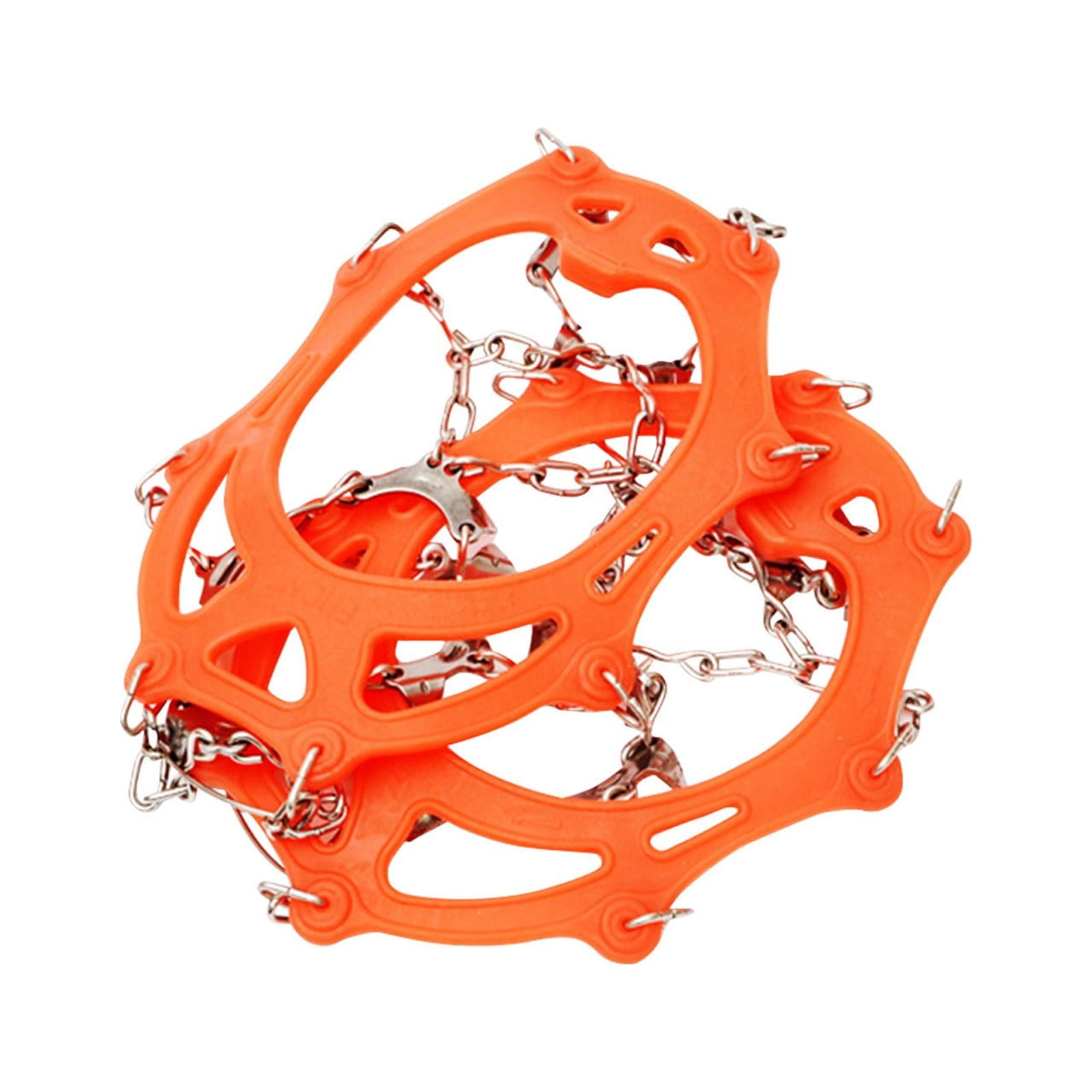 SPOORYYO 13-Tooth Outdoor Crampons Snow Shoe Covers with Non-Slip ...