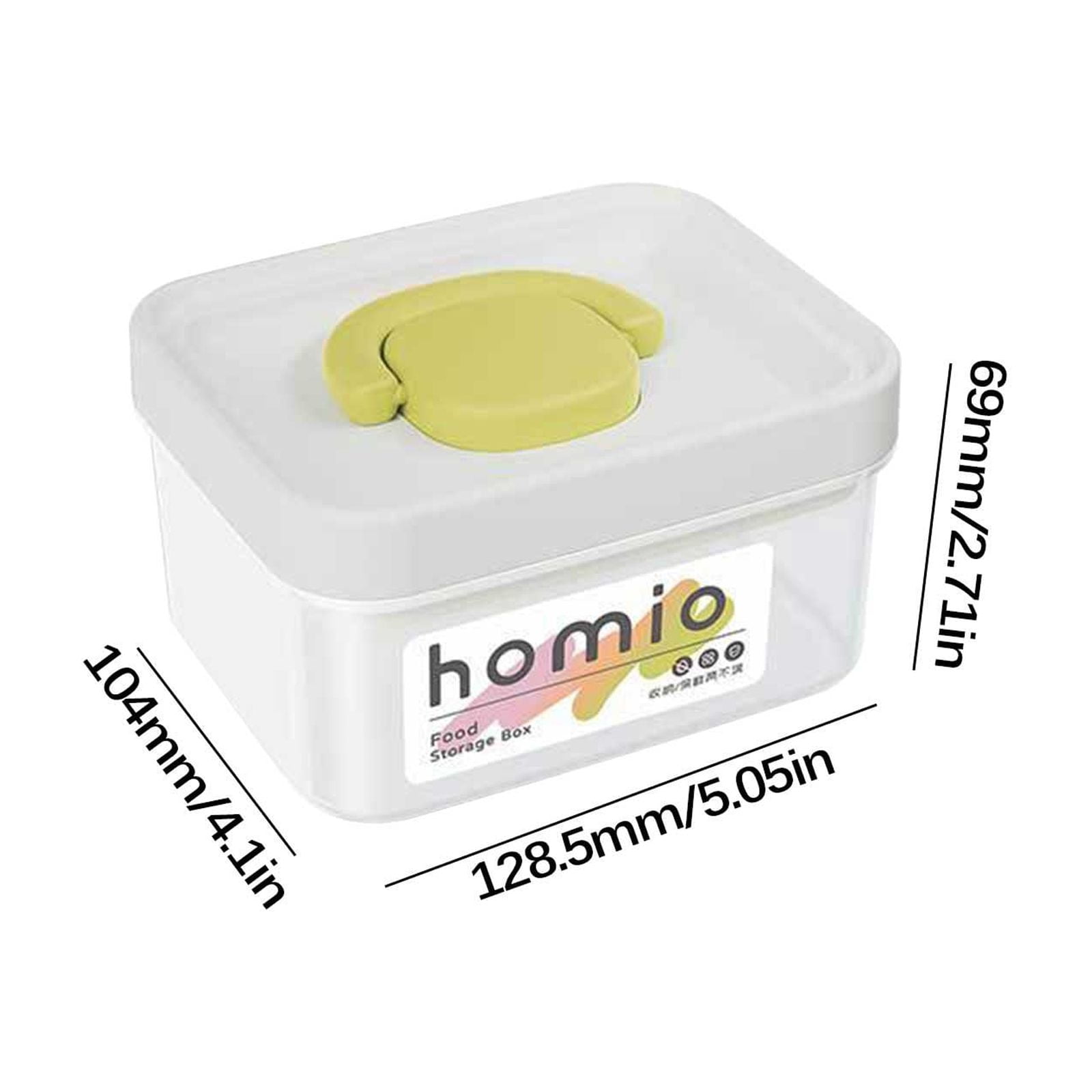 SPOORYYO Airtight Food Storage Containers Set in Multiple Sizes ...