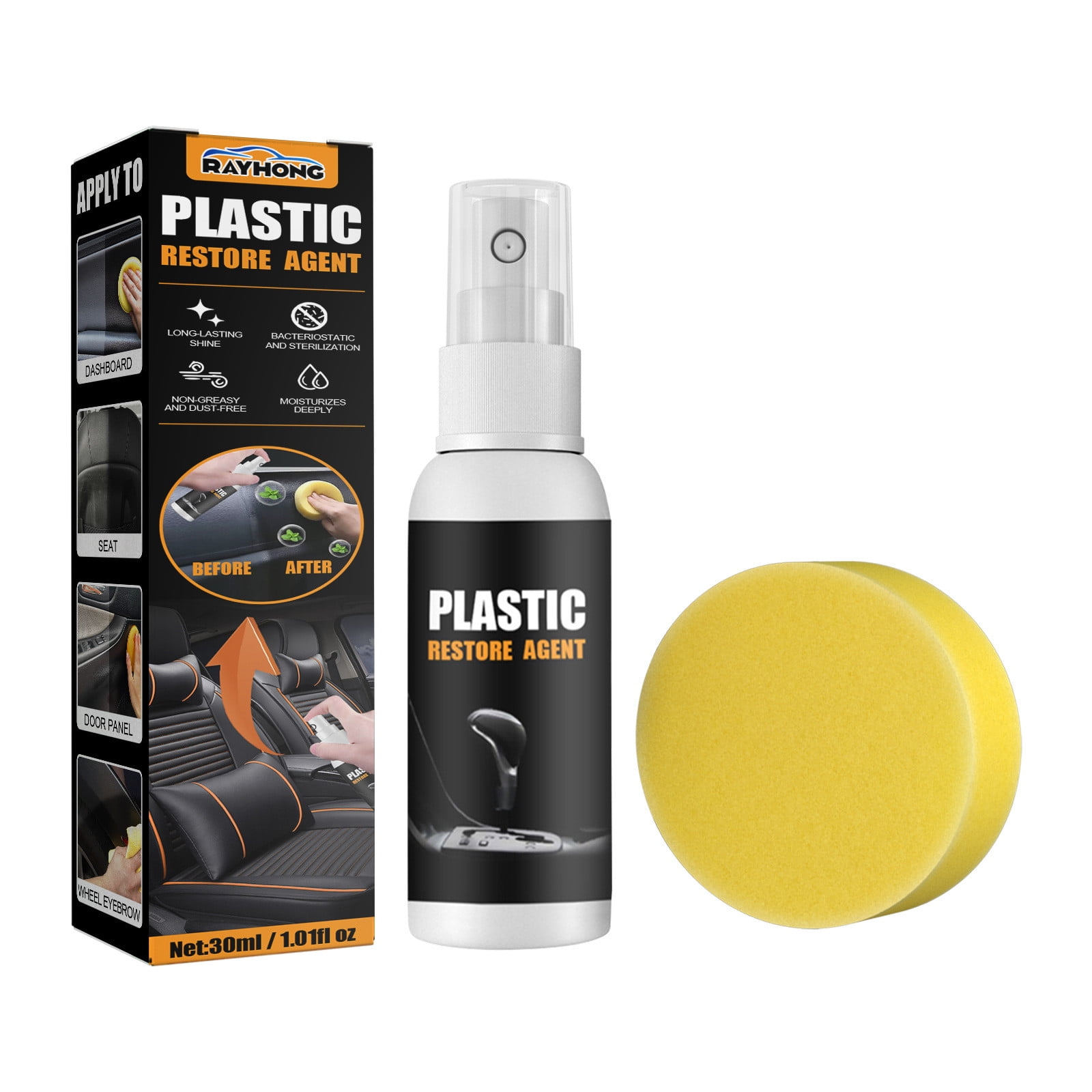 SPOORYYO Automotive Interior & Plastic Renewal Coating Paste - 30ml ...