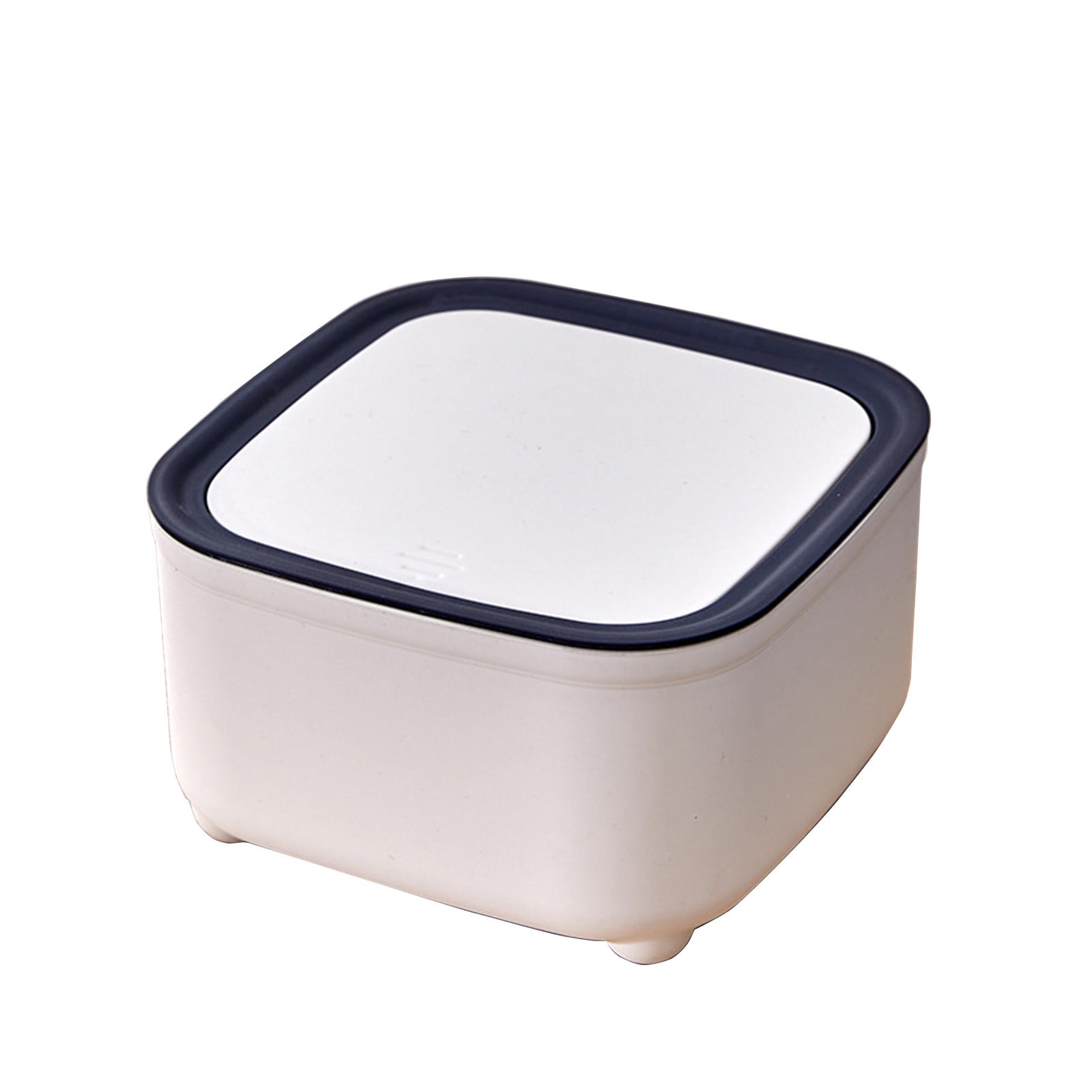 SPOORYYO Bathroom Trash Can Large Capacity 6L Round Trash Bin for ...