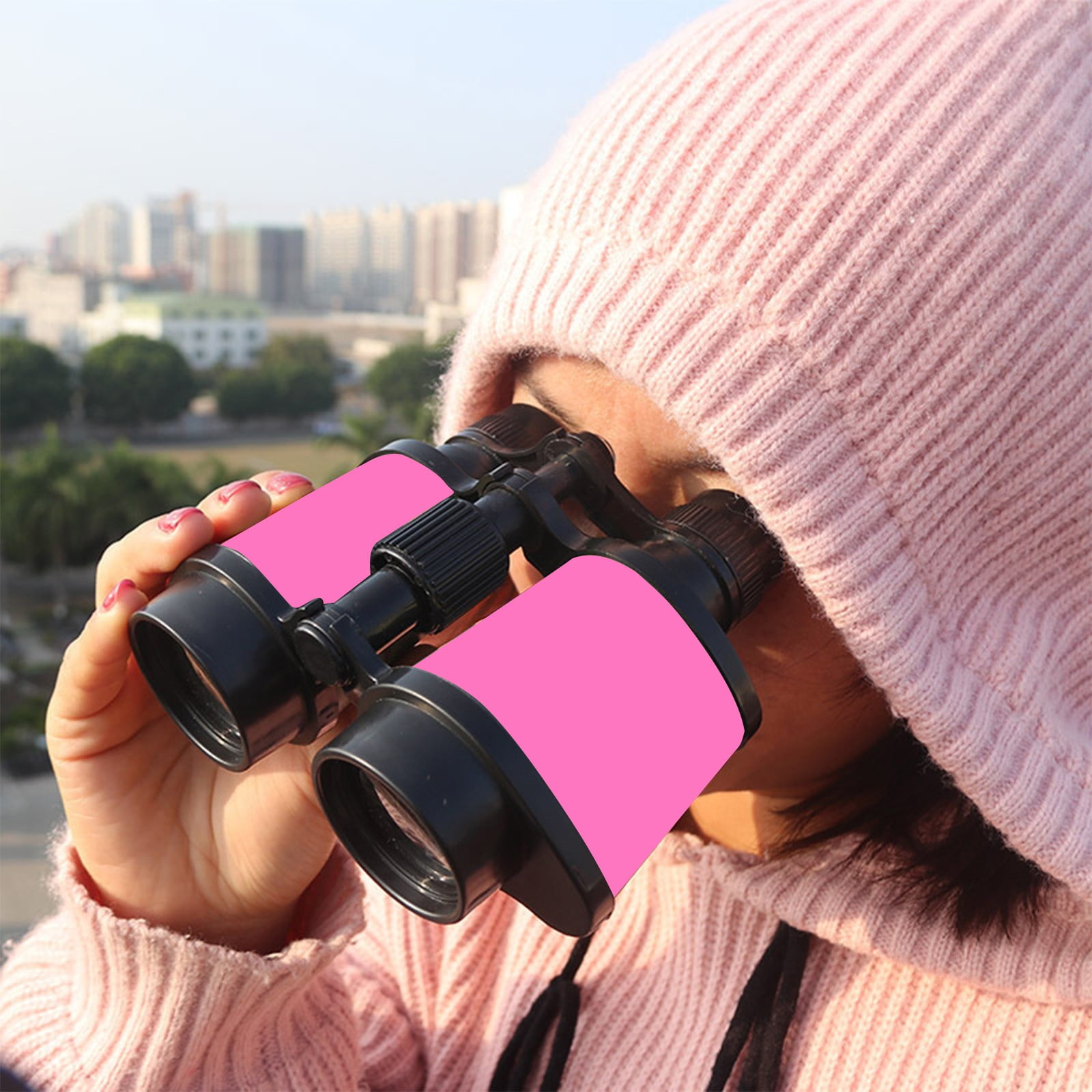 SPOORYYO Children's 6x Magnification Binoculars, Portable Outdoor ...