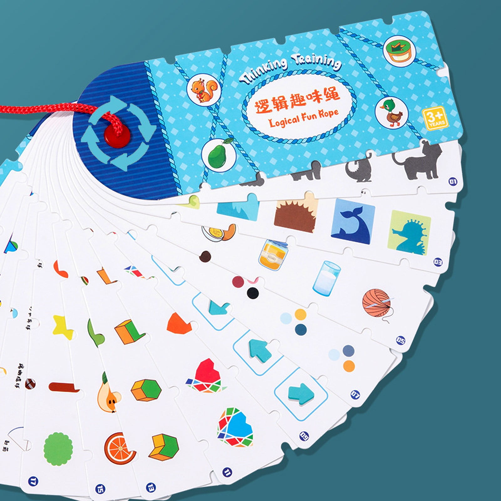 SPOORYYO Children's Early Education Logic Puzzle Game - Fun Rope ...