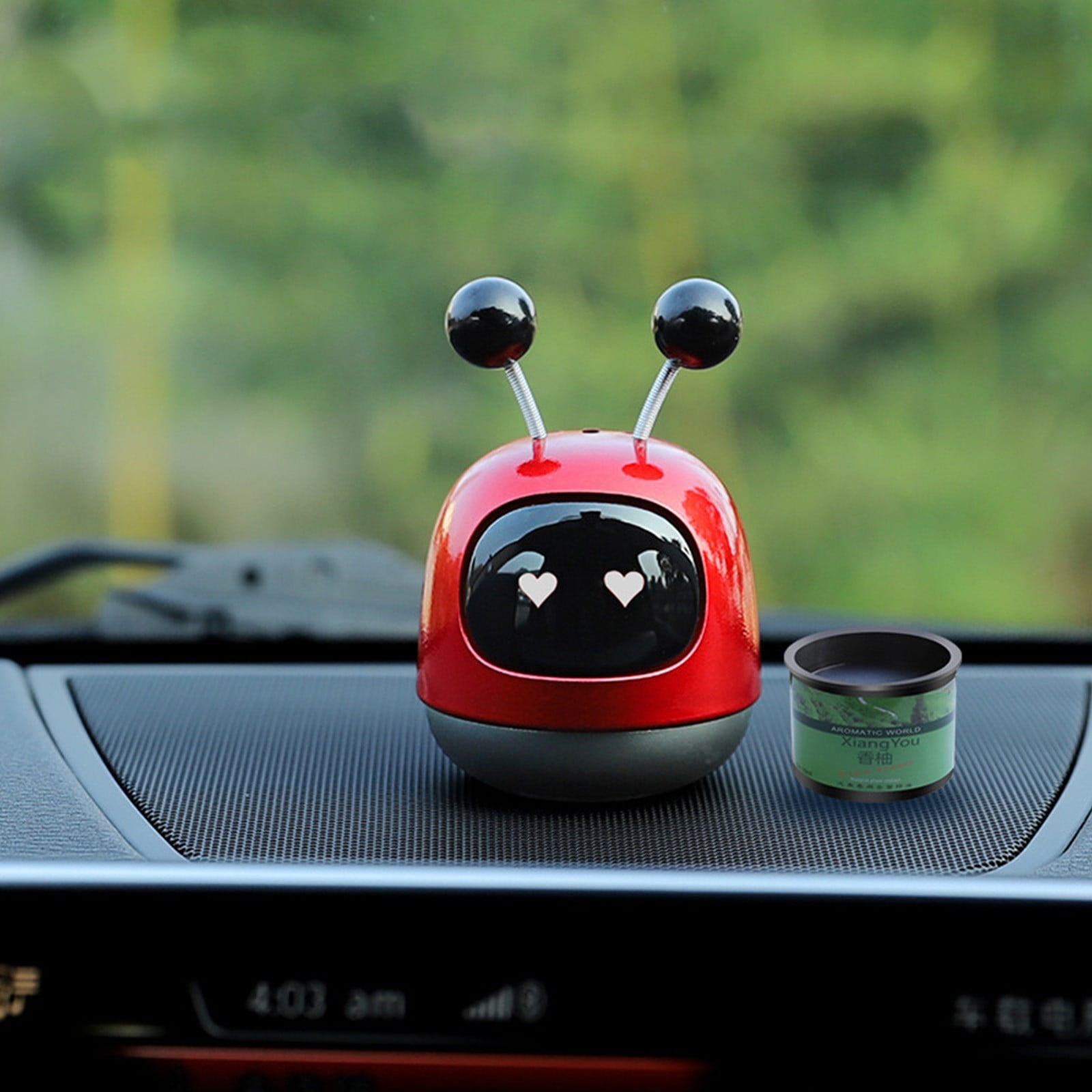 SPOORYYO Cute Robot Car Vent Clip Air Freshener - Solid Aromatherapy ...