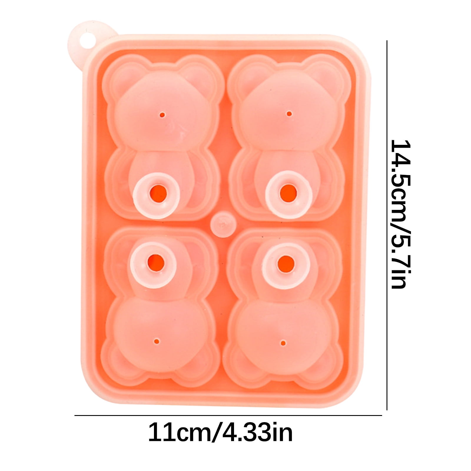 SPOORYYO Cute Teddy Bear Ice Maker - Versatile, Easy-Clean, and Fun for ...