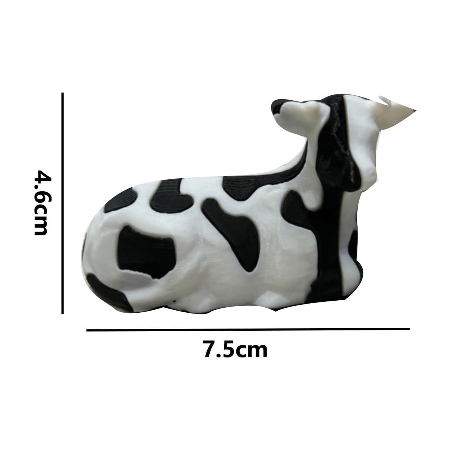 SPOORYYO Decompression Cow Figurine - Highly Detailed Dairy Cow Model ...
