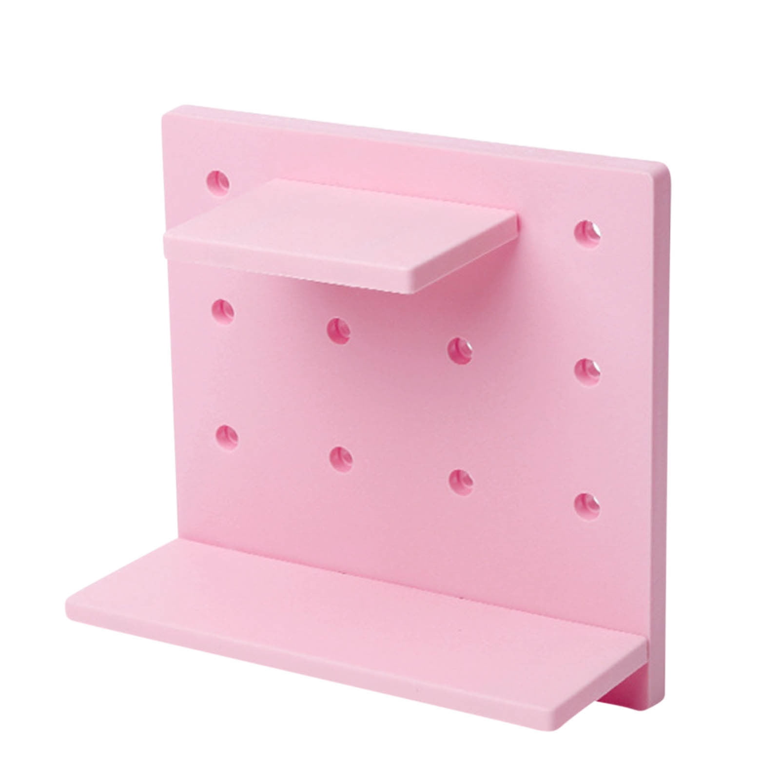 SPOORYYO Floating Shelf Wall Mounted Plastic Storage Organizer Bin ...