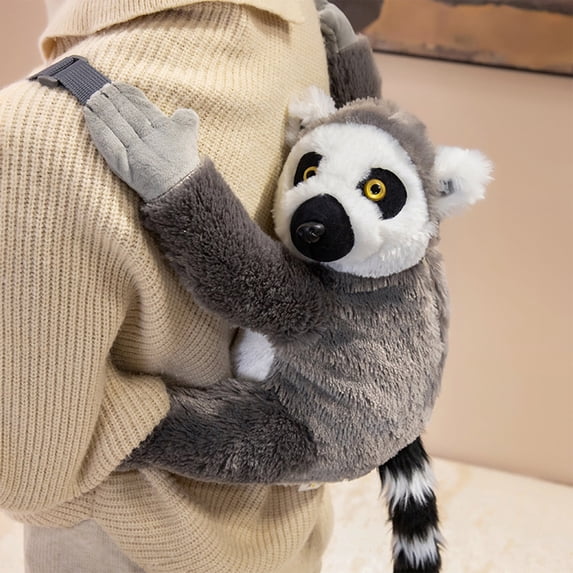 SPOORYYO Forest Animals Plushie Toy Backpack Cute Animal Shaped Stuffed ...