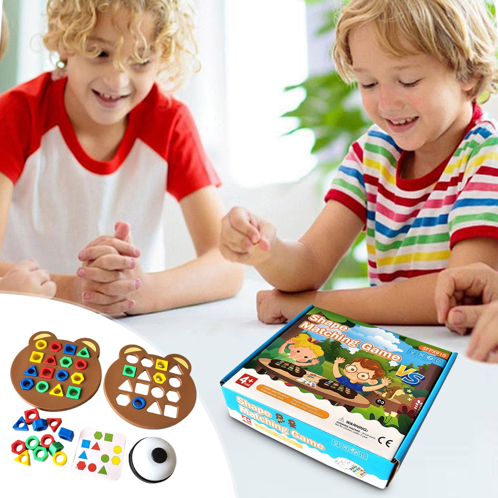 SPOORYYO Geometric Shape Matching Educational Building Blocks - Parent ...