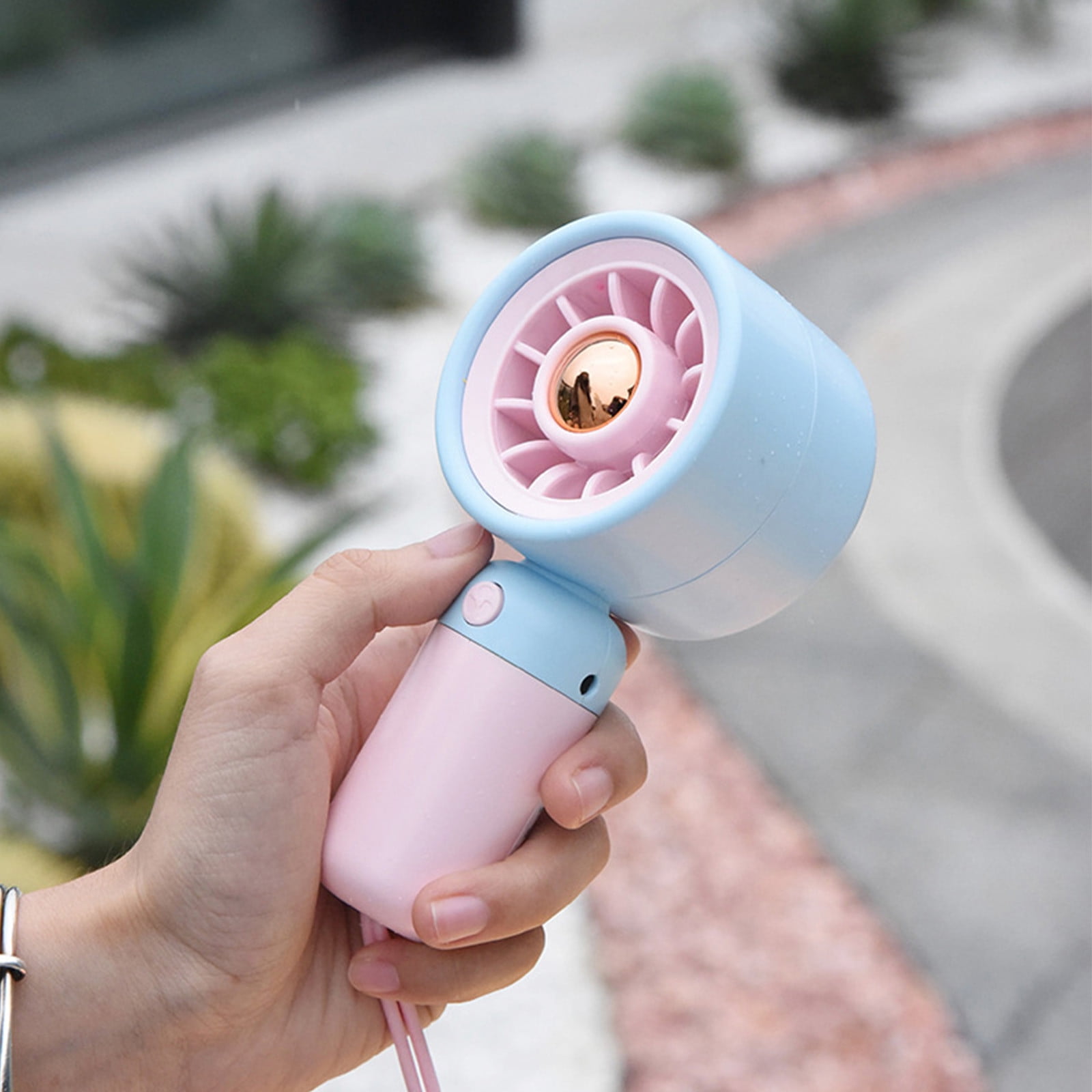 SPOORYYO Handheld Fan, Mini Portable Fan with 3 Speeds, Ultra Quiet ...