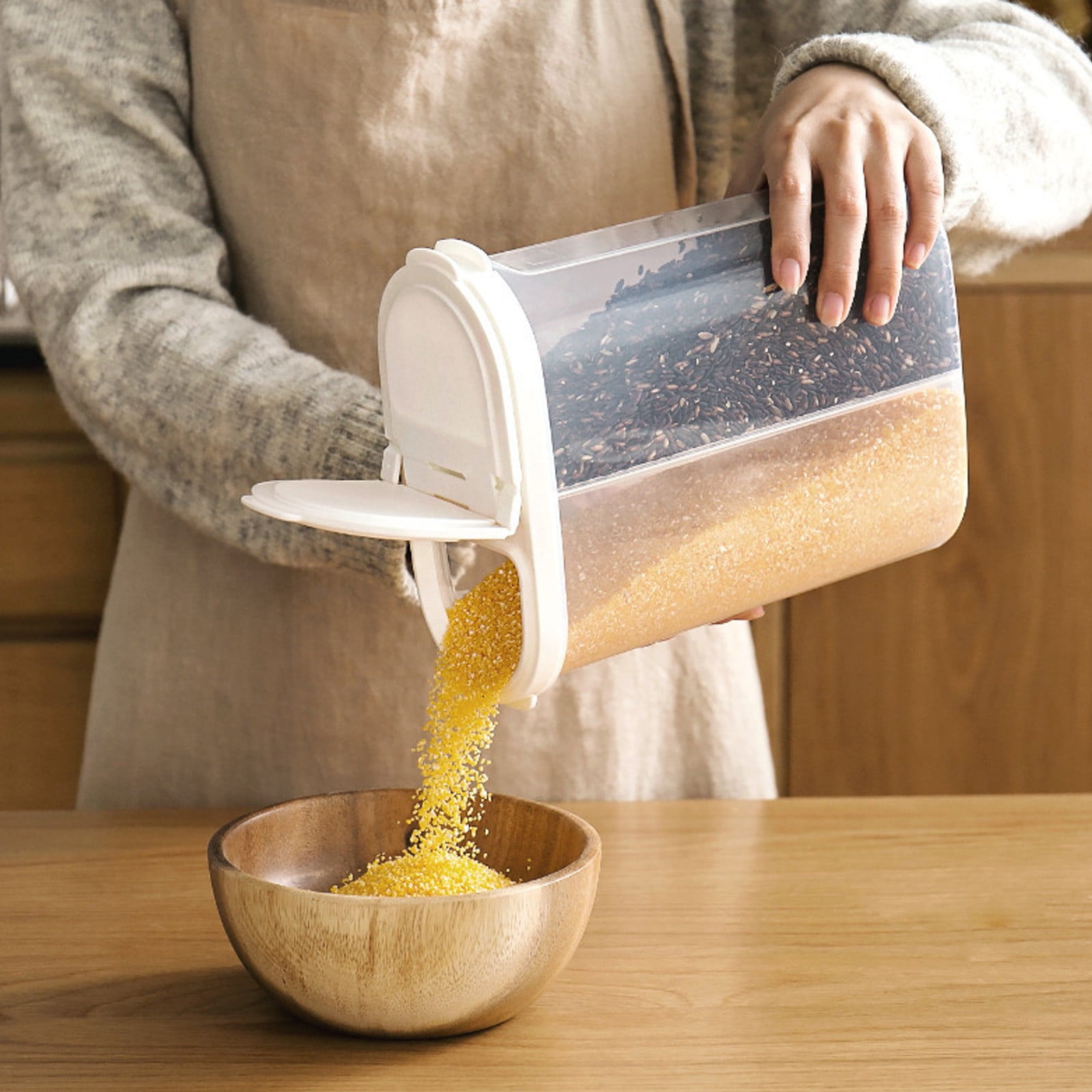 SPOORYYO Home Storage & Organisation Airtight Cereal Storage Container ...