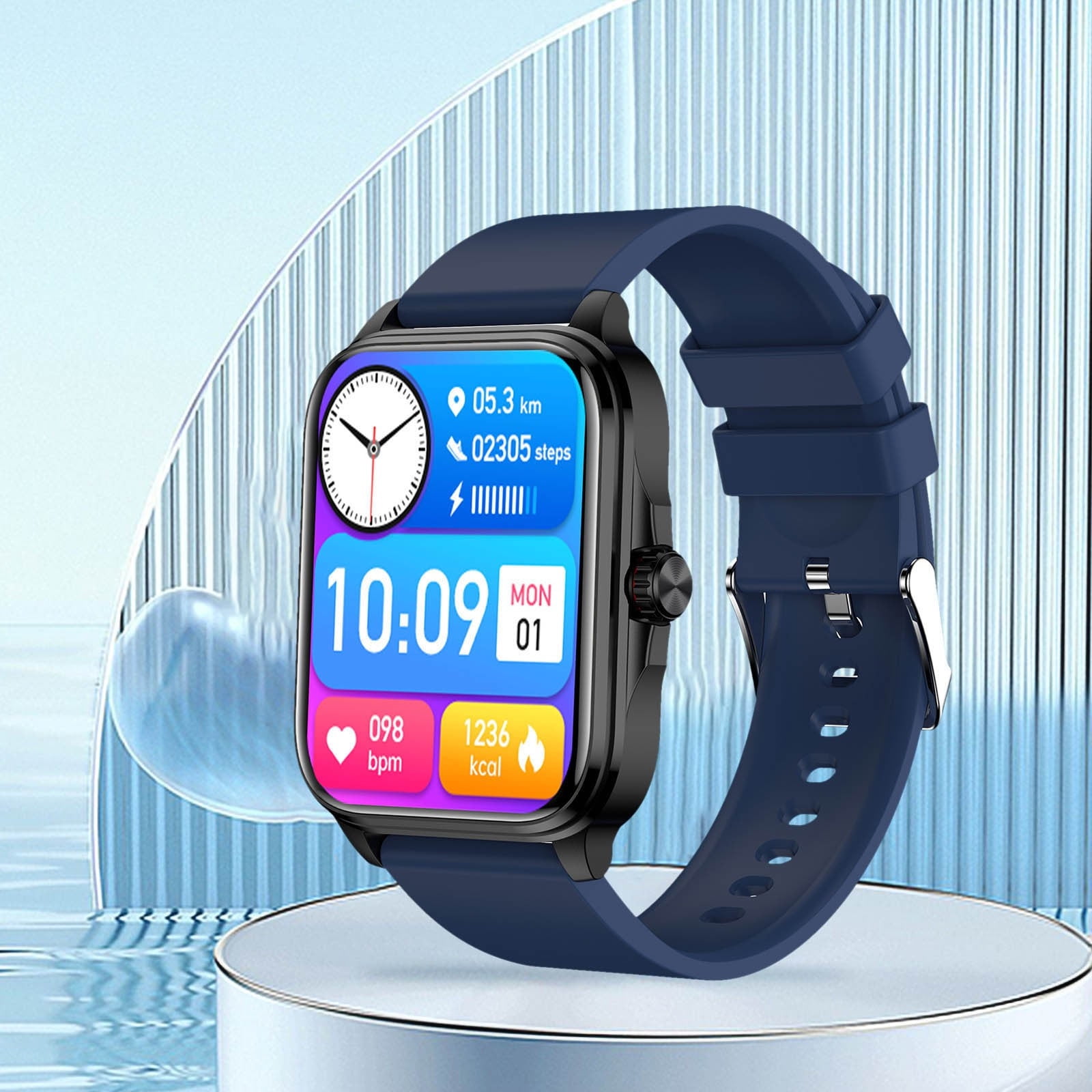 SPOORYYO Intelligent Bluetooth Smartwatch with High-Resolution Curved ...