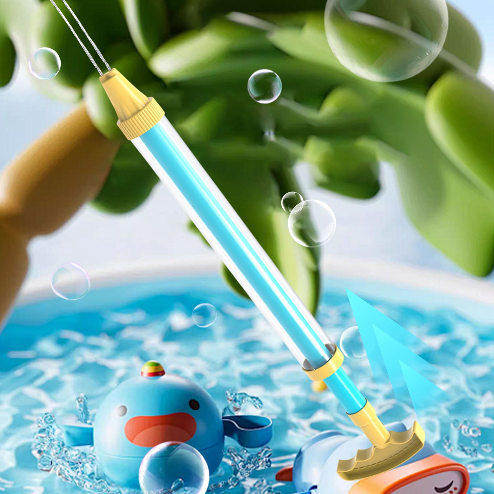 SPOORYYO Kids Water Gun Toy - Pull Out Tube Water Shooter with Dual ...