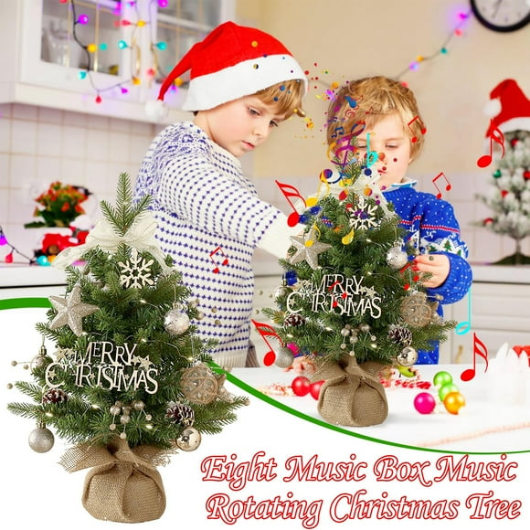 Tabletop Rotating Christmas Tree