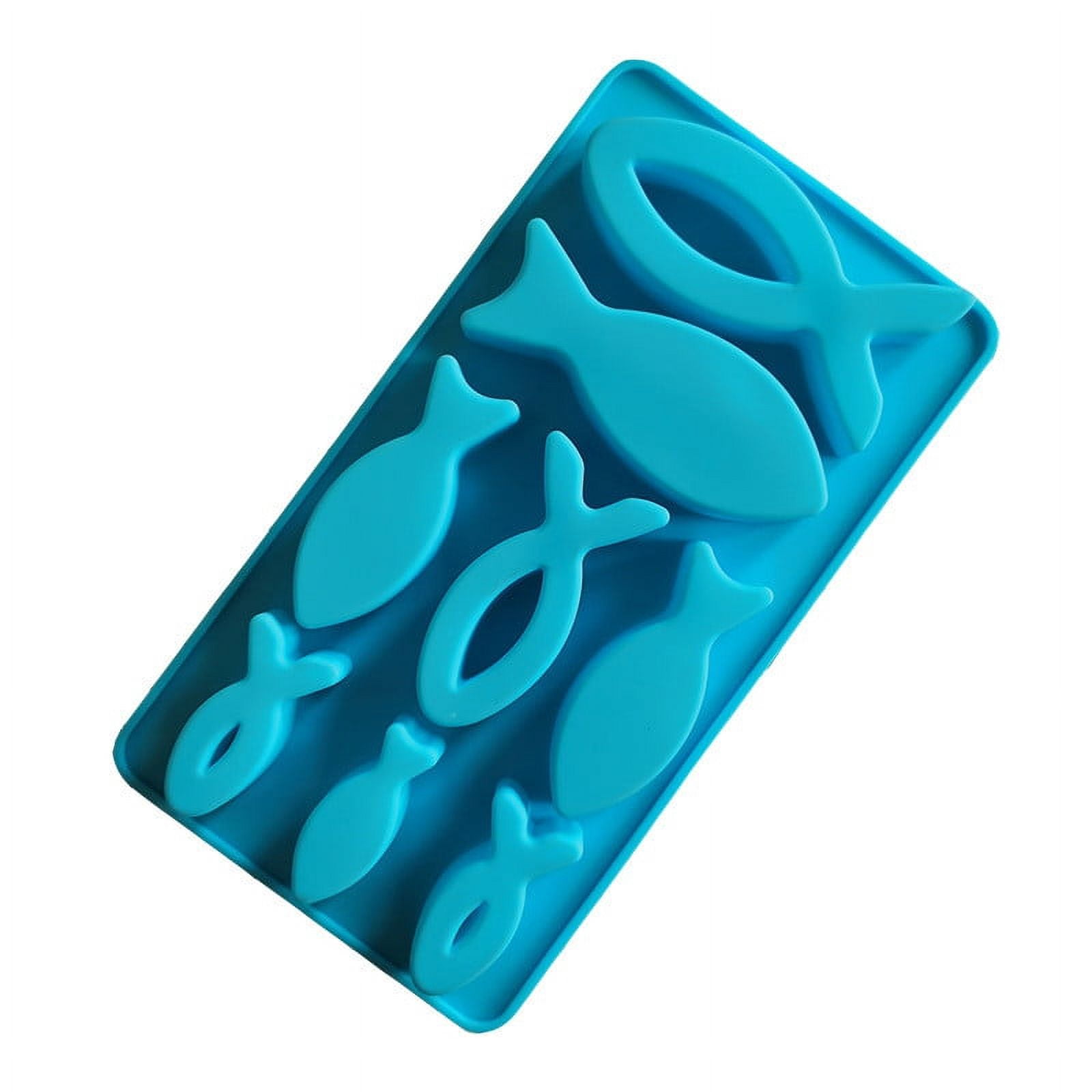 SPOORYYO Multi-Purpose Fish Shaped Molds for Chocolate, Ice Cream, Cake ...