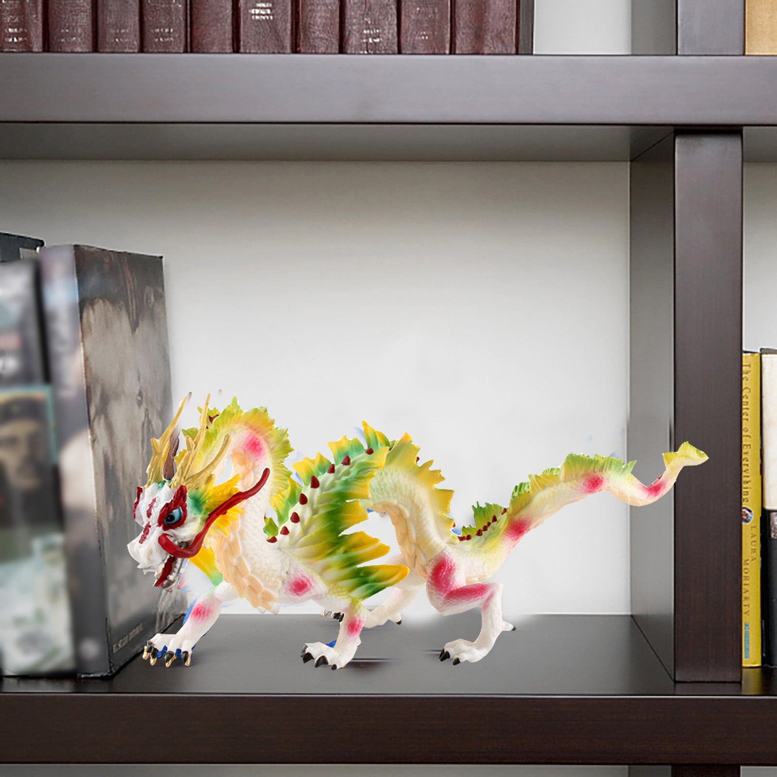SPOORYYO Mysterious Loong Figurine - Realistic Dragon Decor for ...