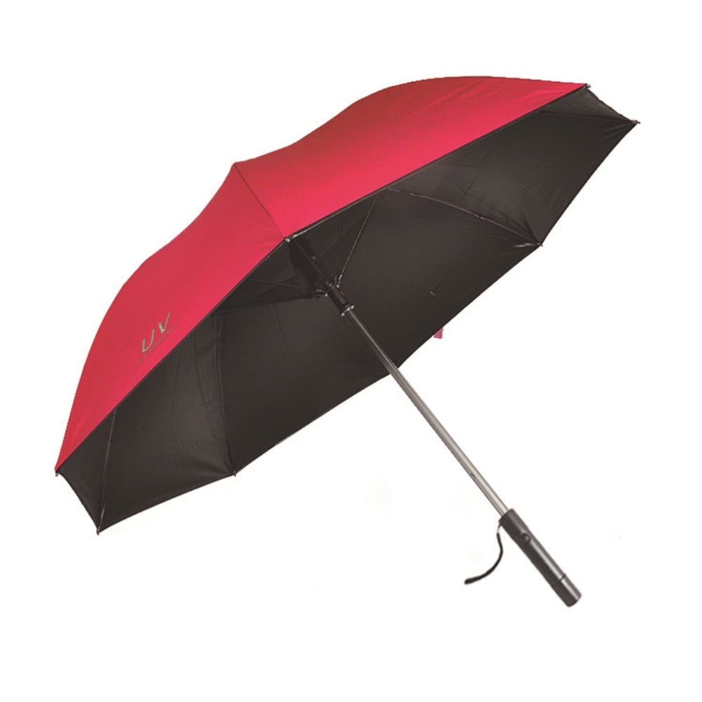 SPOORYYO New Long Handle Umbrella with USB Fan Stay Cool in Summer ...
