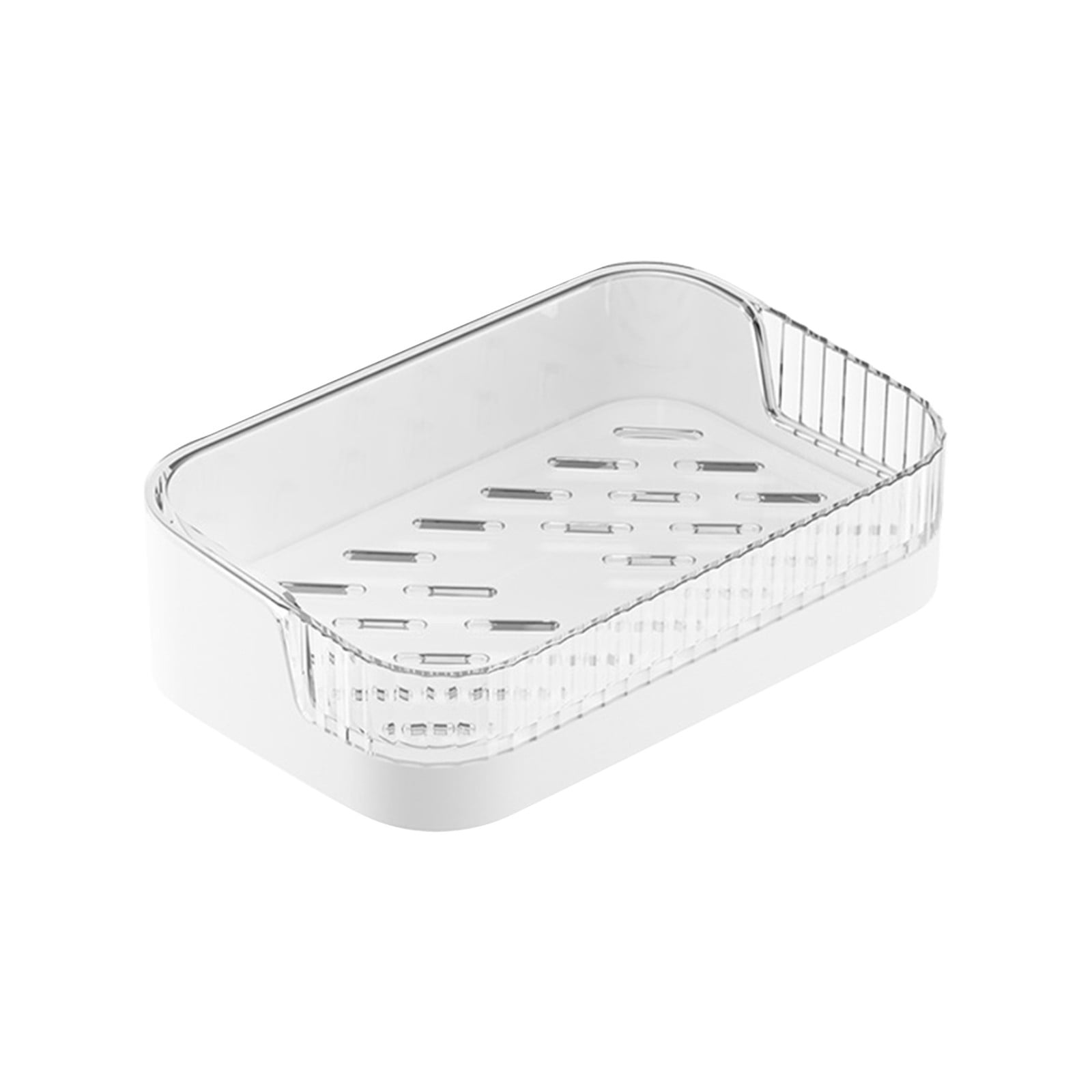 SPOORYYO No-Punch Acrylic Plastic Soap Dish with Filter Holes - Space ...