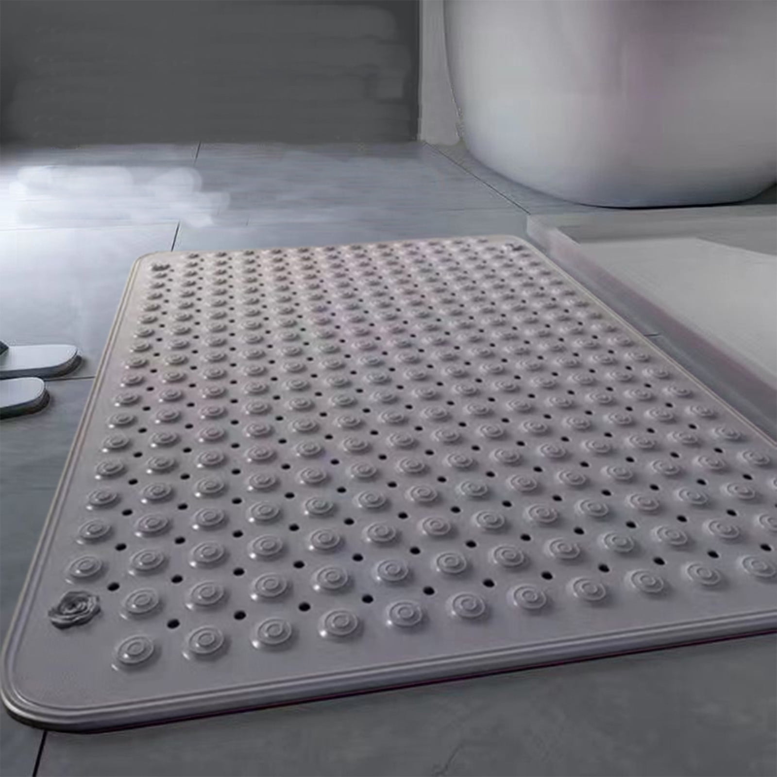 SPOORYYO Non-slip Bath Mat For Bathtub Shower - Large Size with Suction ...
