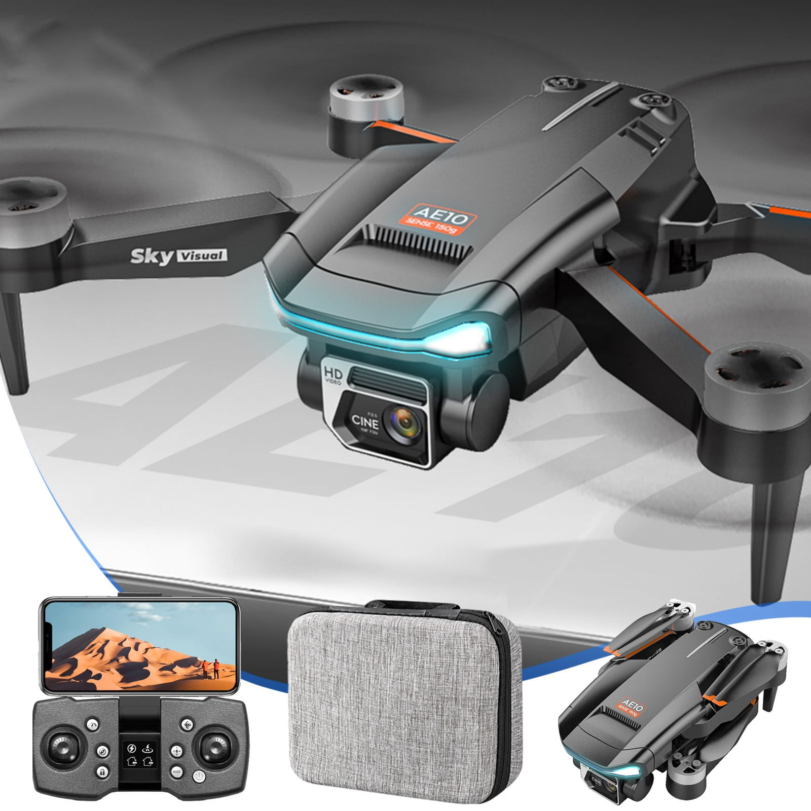 SPOORYYO Obstacle Avoidance Quadcoptesr GPS Drone With 4K Camera For ...