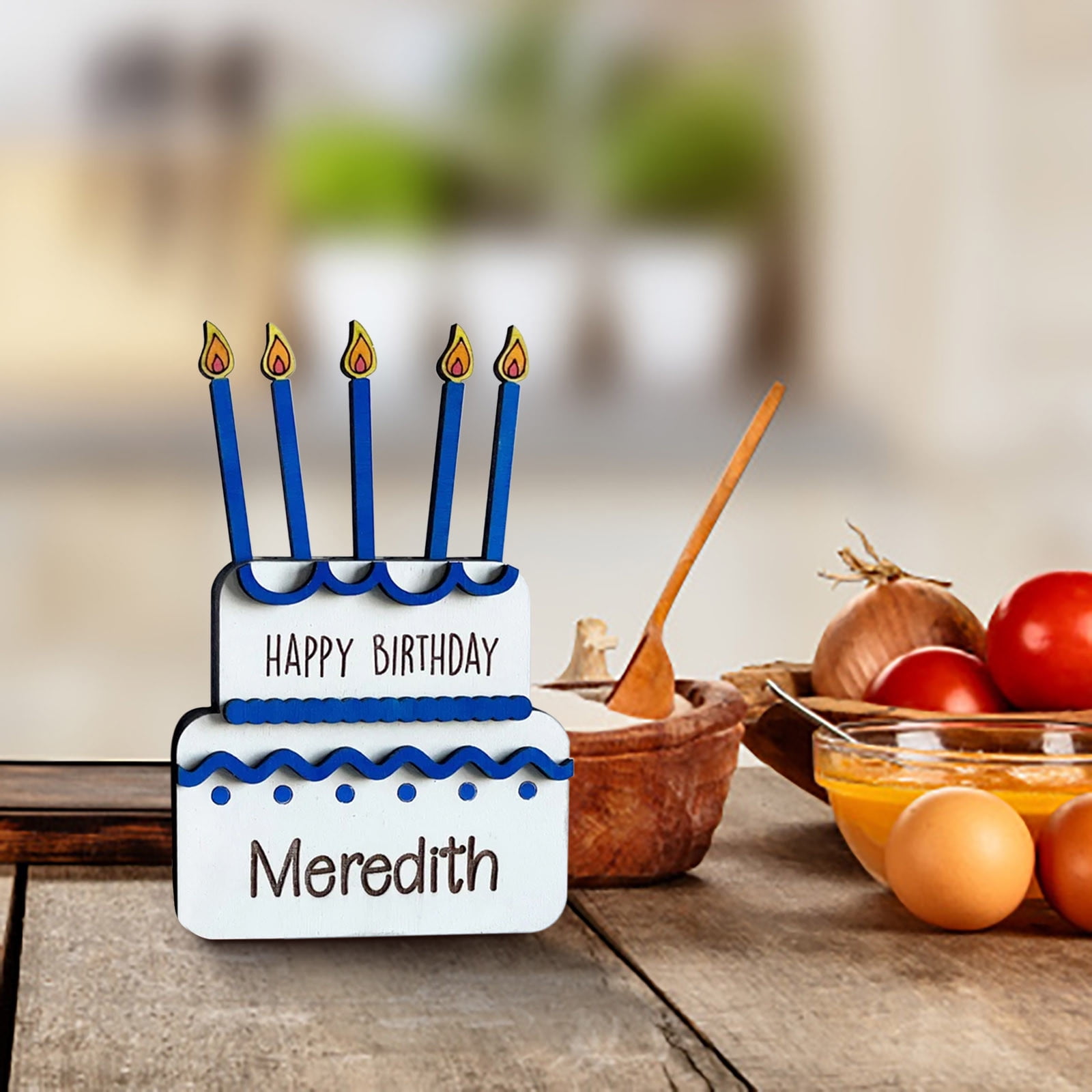 SPOORYYO Personalized Birthday Money Cake Gift - Wooden Custom Money ...