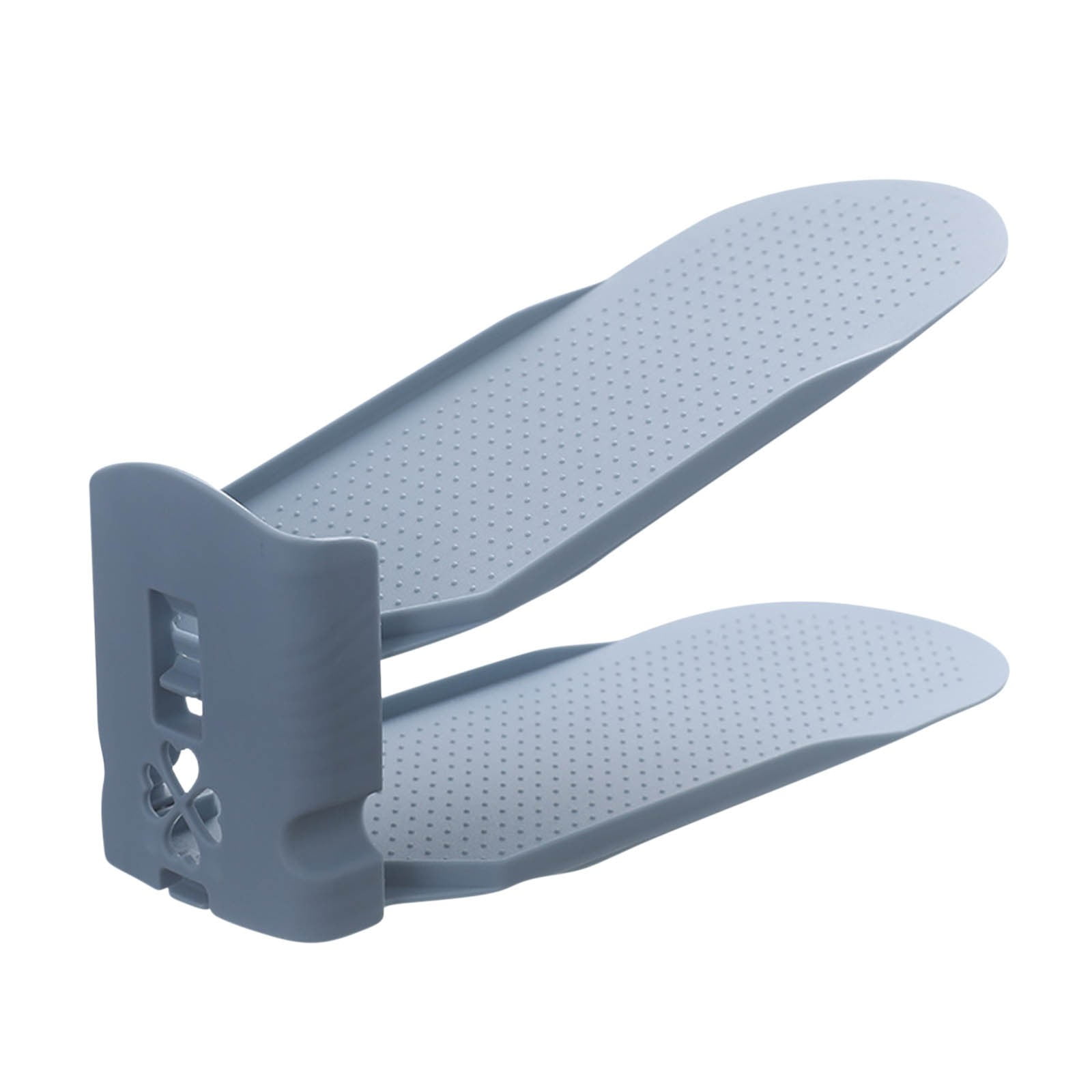 SPOORYYO Plain Color Double Layer Shoe Bracket Household Shoe Storage ...