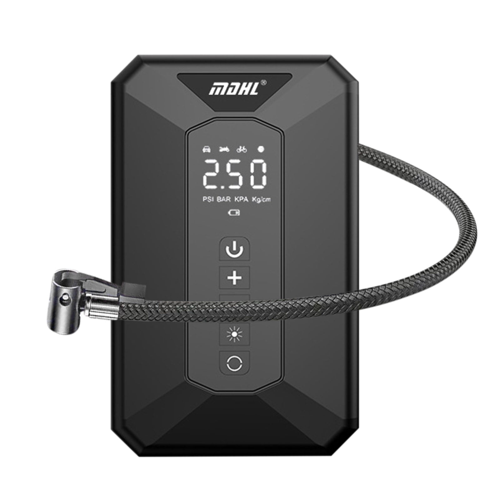 SPOORYYO Portable Car Tire Inflator with 150 PSI, LED Light, USB-C ...