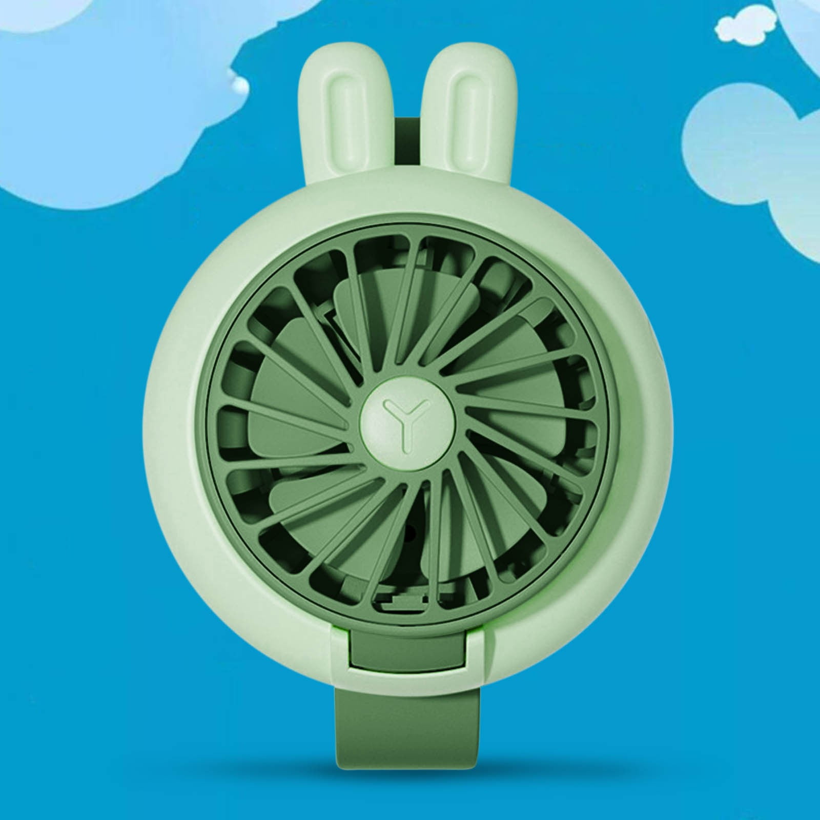 SPOORYYO Portable Mini Mobile Power Bank Fan Rechargeable Battery ...