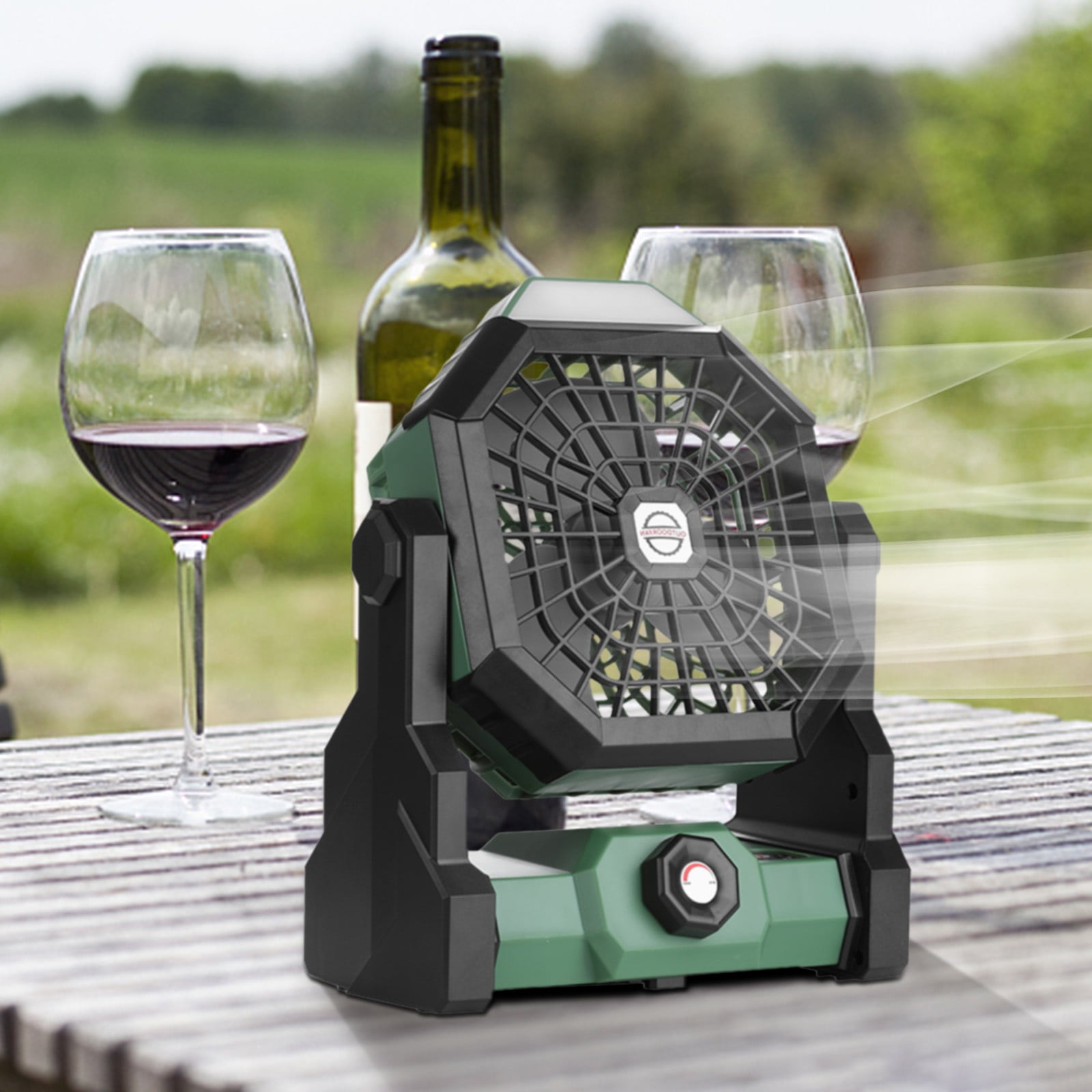 SPOORYYO Portable Small Electric Desktop Fan 6 Inch Plug-in Mini Fan ...