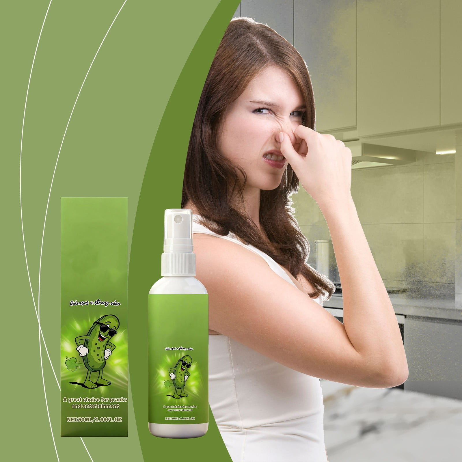 SPOORYYO Prank Spray for Practical Jokes, Realistic Stinky Smell for ...