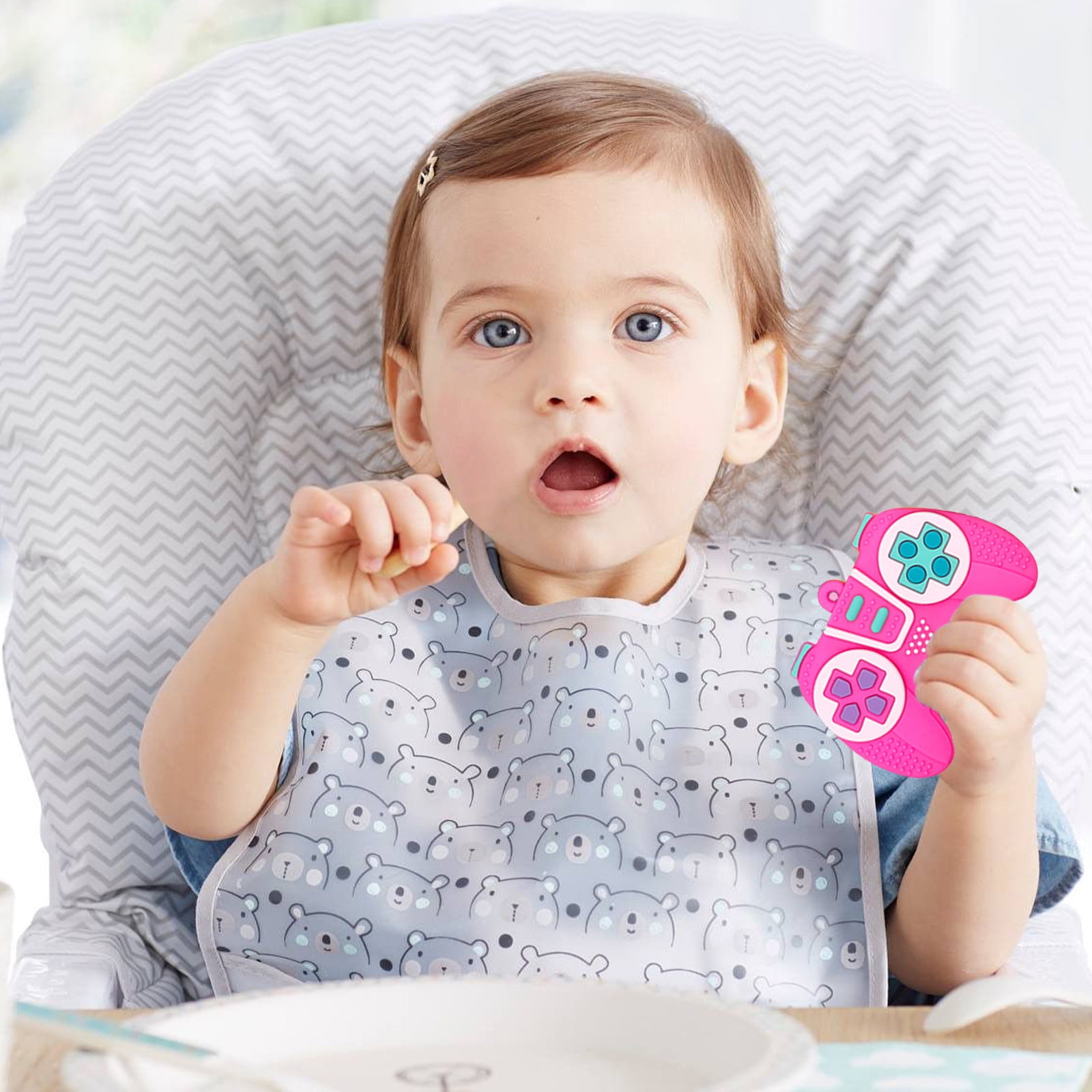 SPOORYYO Silica Gel Piano-Shaped Sensory Teethers for Kids, Soft and ...